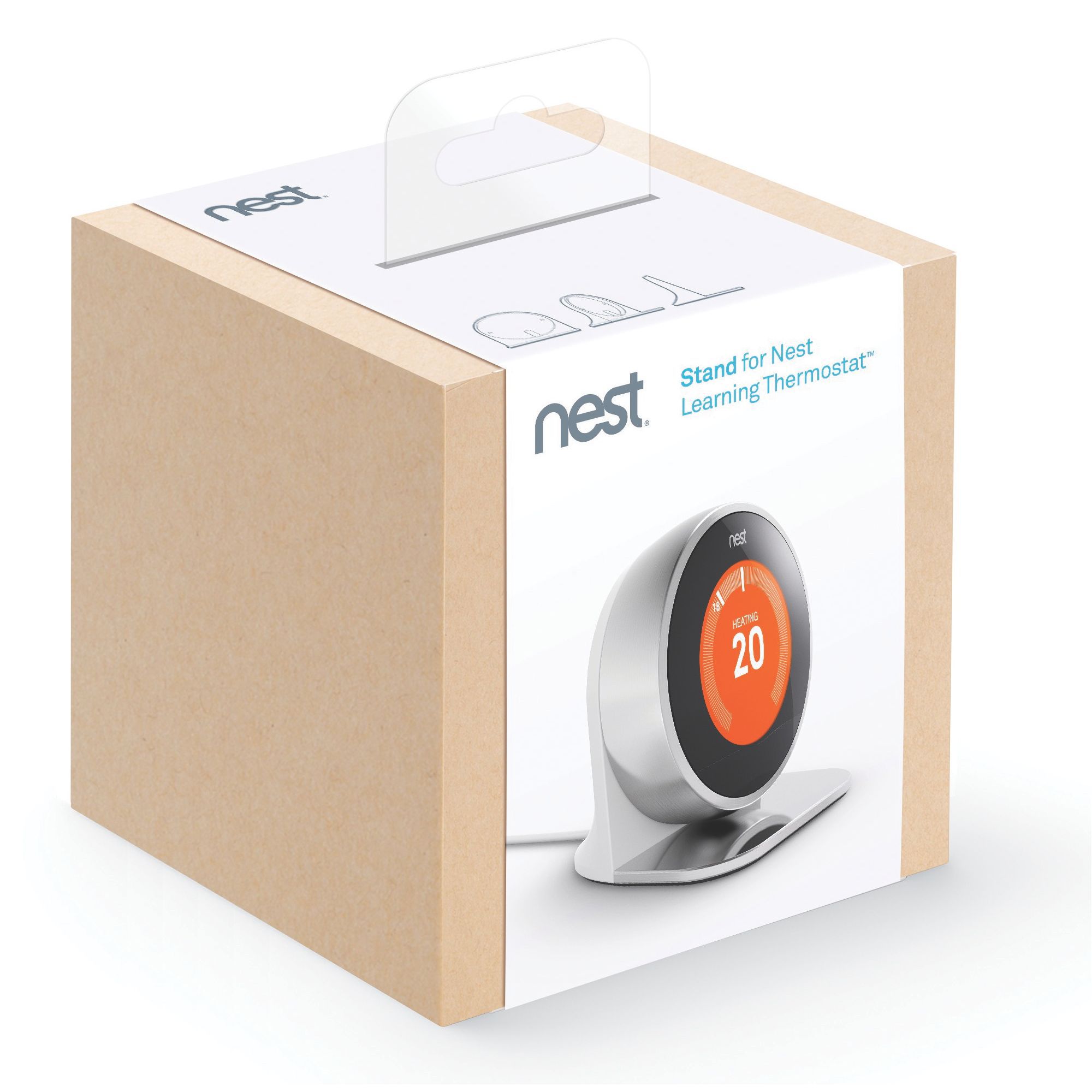 Google Nest White Thermostat stand