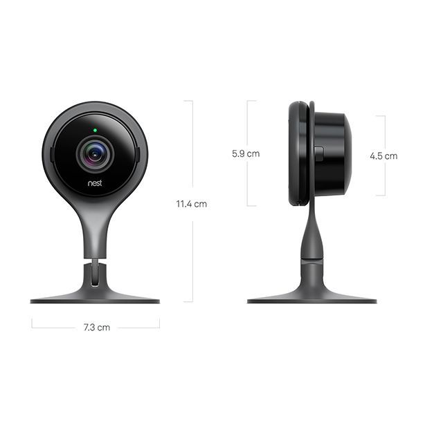 Google Nest Wired Indoor Smart camera - Black