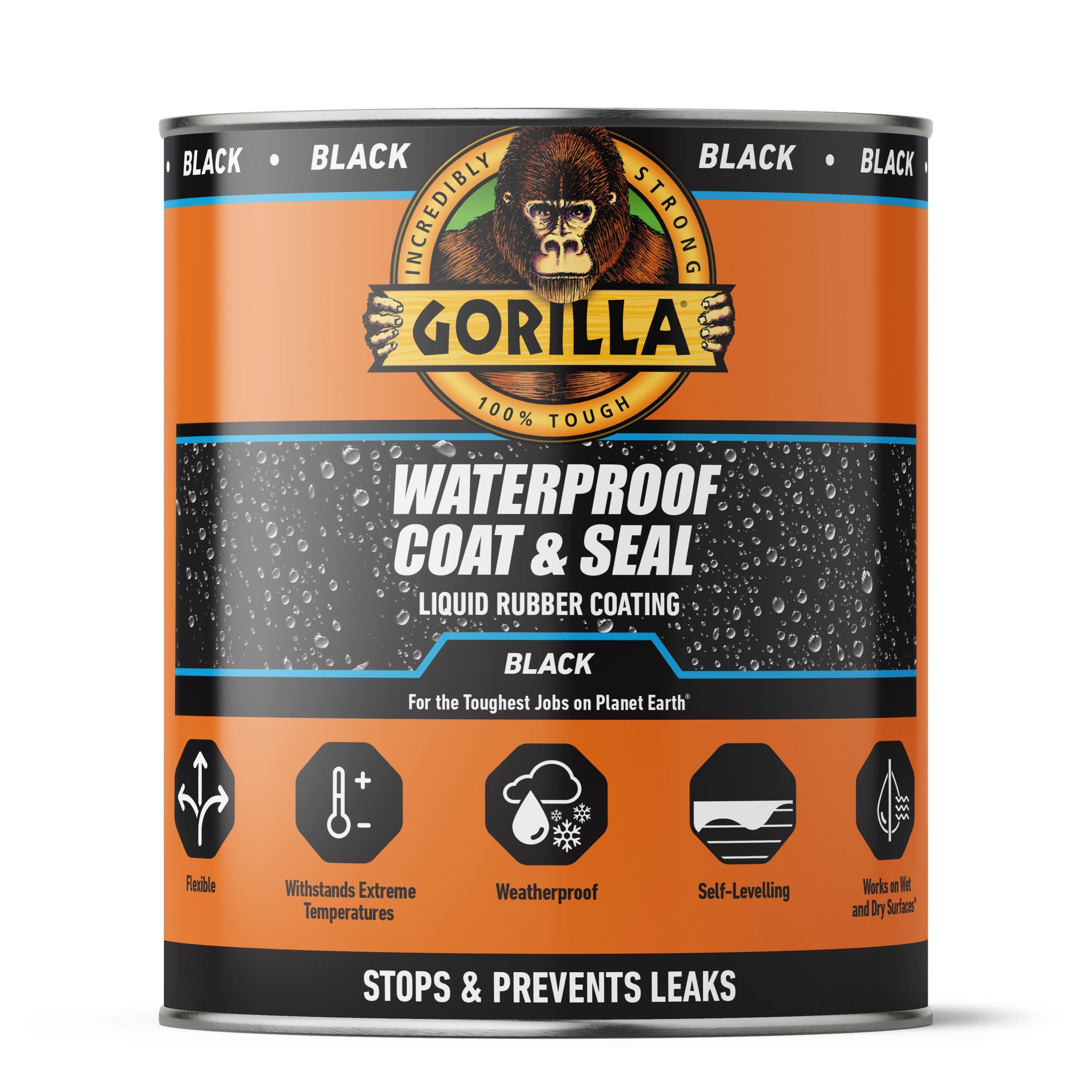 Gorilla Coat & seal Black Roof sealant, 470ml