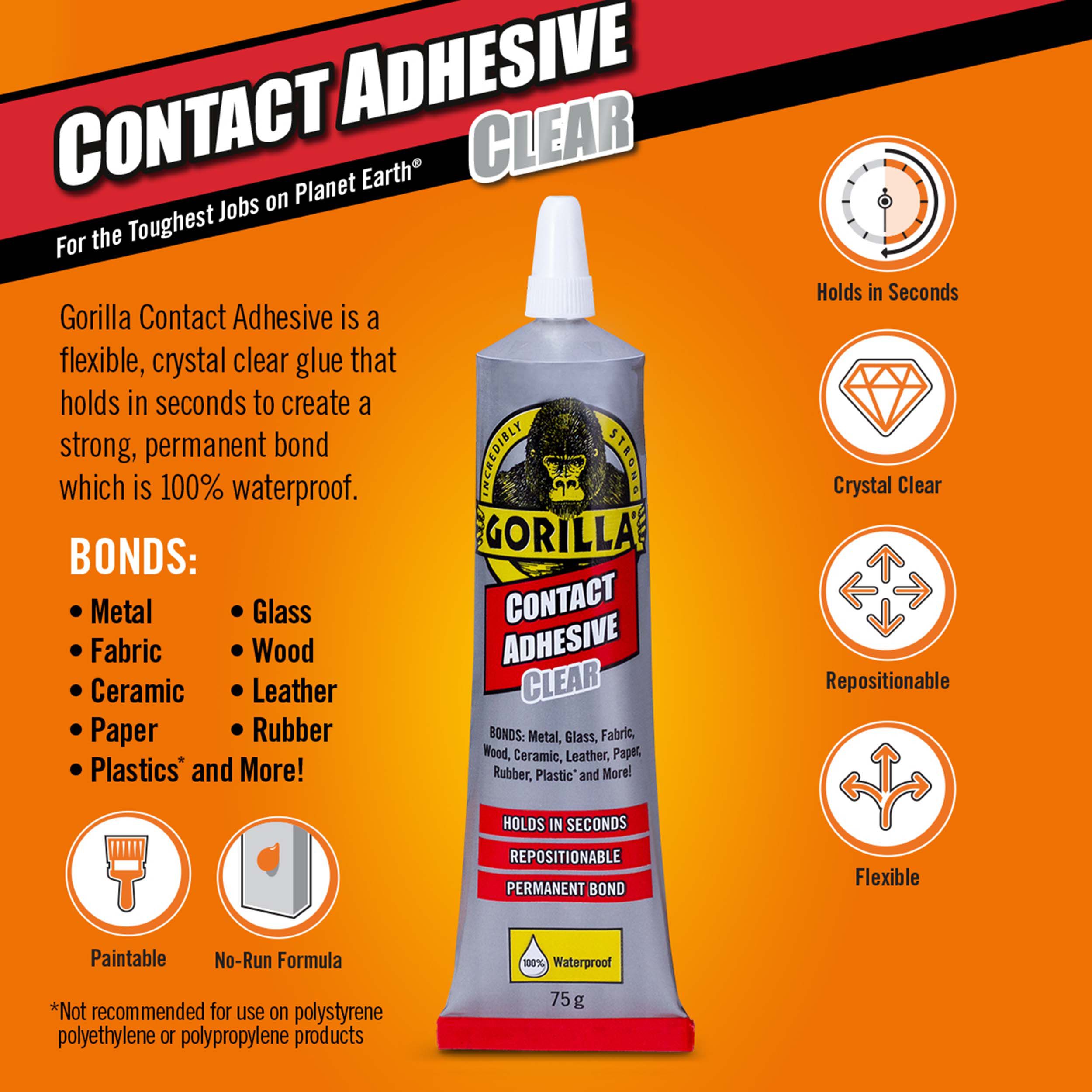 Gorilla glue contact adhesive store