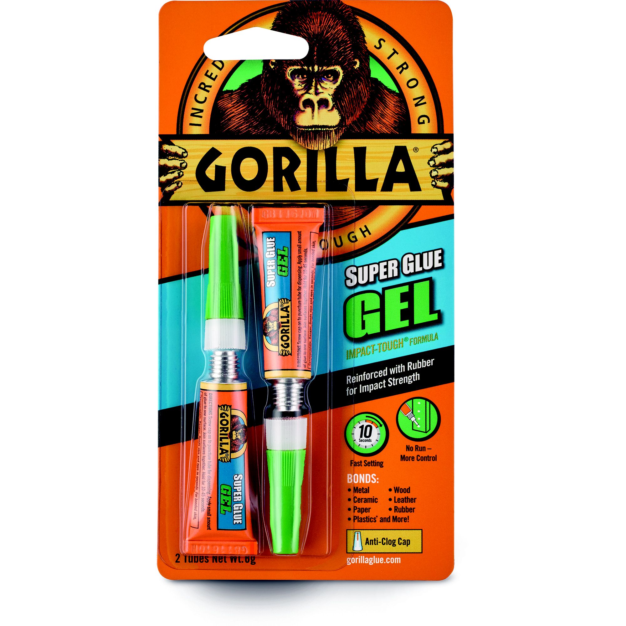 Gorilla Gel Superglue 3g, Pack of 2 | DIY at B&Q