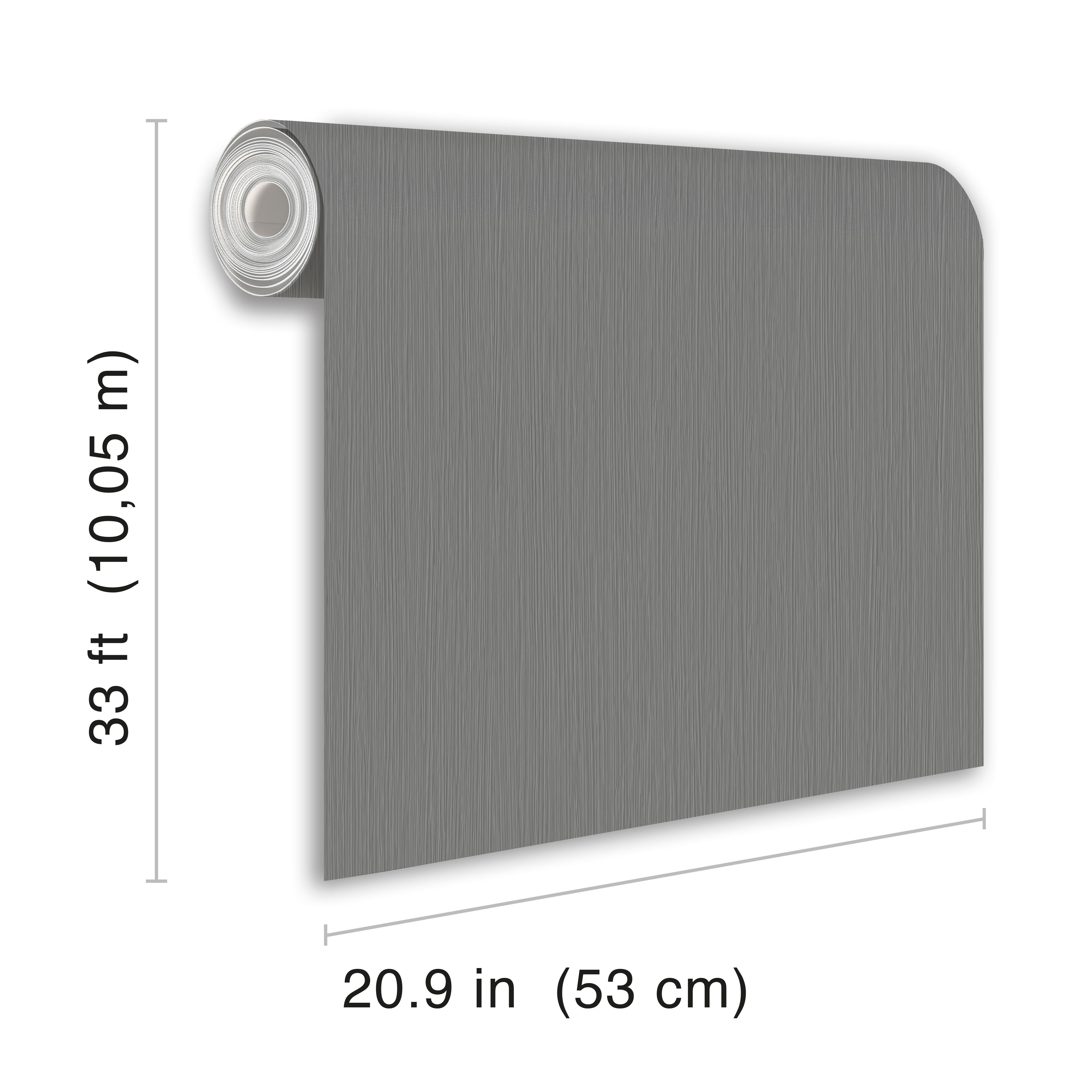 Grandeco Lustre Dark Grey Silver glitter effect Textured Wallpaper