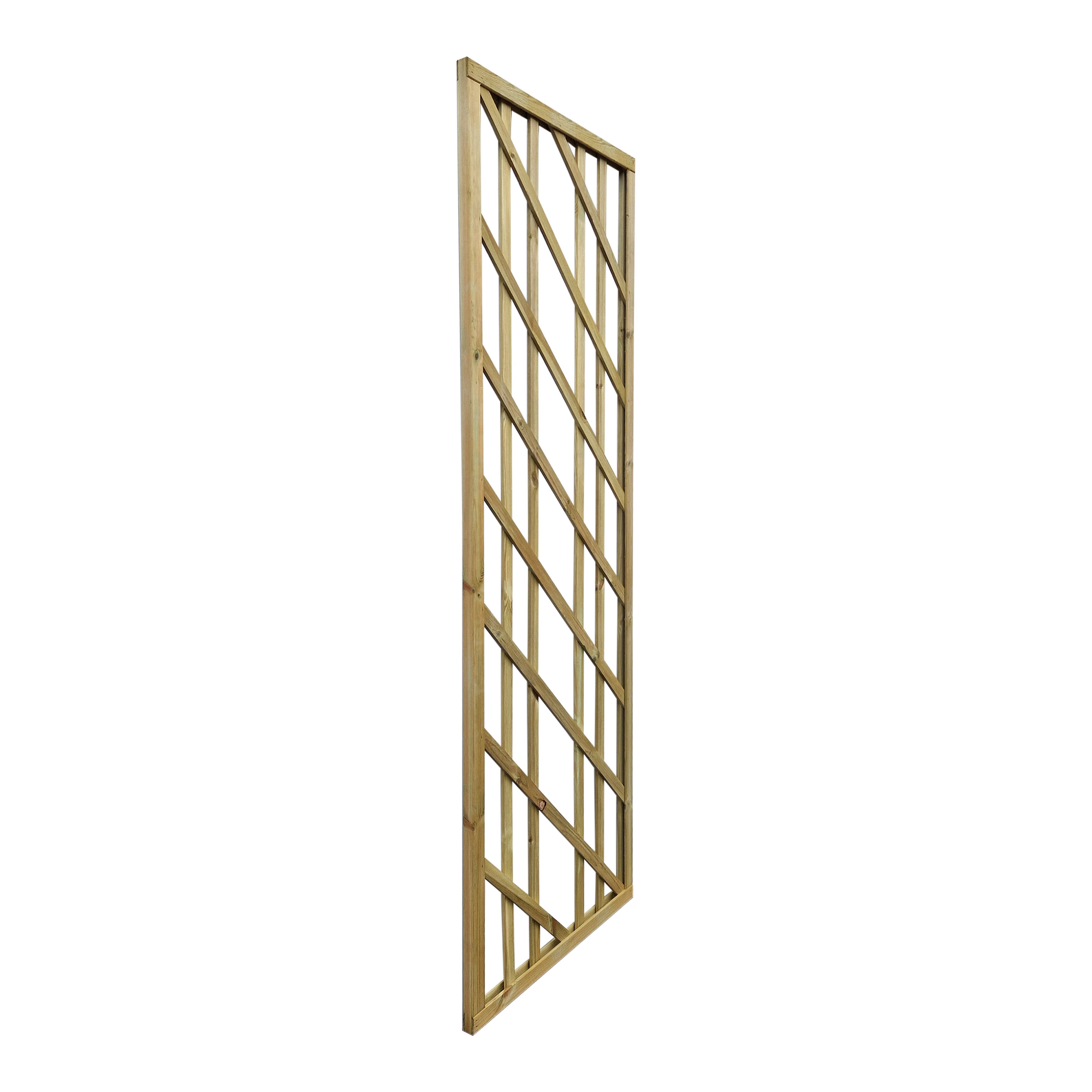 Grange 6ft Diagonal Wood Trellis (W)60cm x (H)180cm