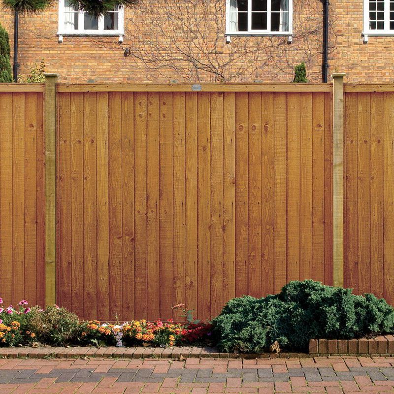 Grange Closeboard Vertical slat Fence panel (W)1.83m (H)1.8m, Pack of 4 ...
