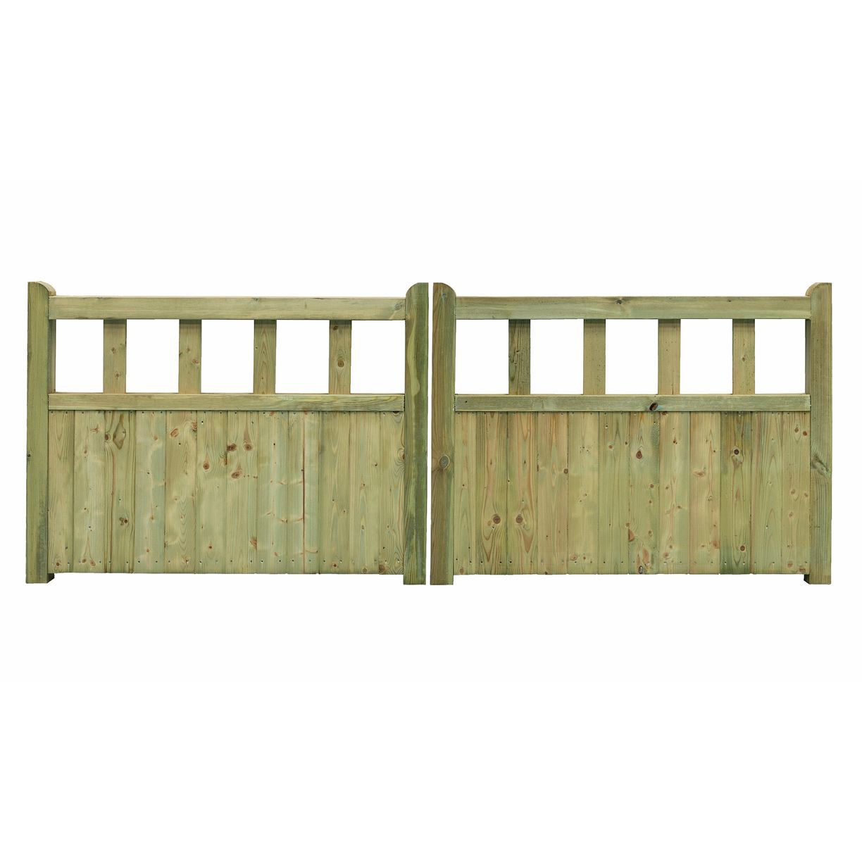 Grange Fortress Timber Fortress Gate, (H)0.9m (W)2.4m | DIY at B&Q