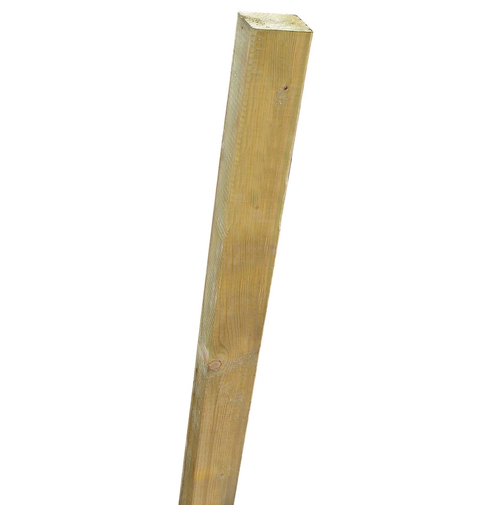 Grange Green Square Wooden Fence post (H)1.8m, Pack of 11