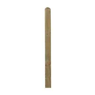 Grange Pine Palisade post (H)1.5m (W)70mm, Pack of 6 | DIY at B&Q