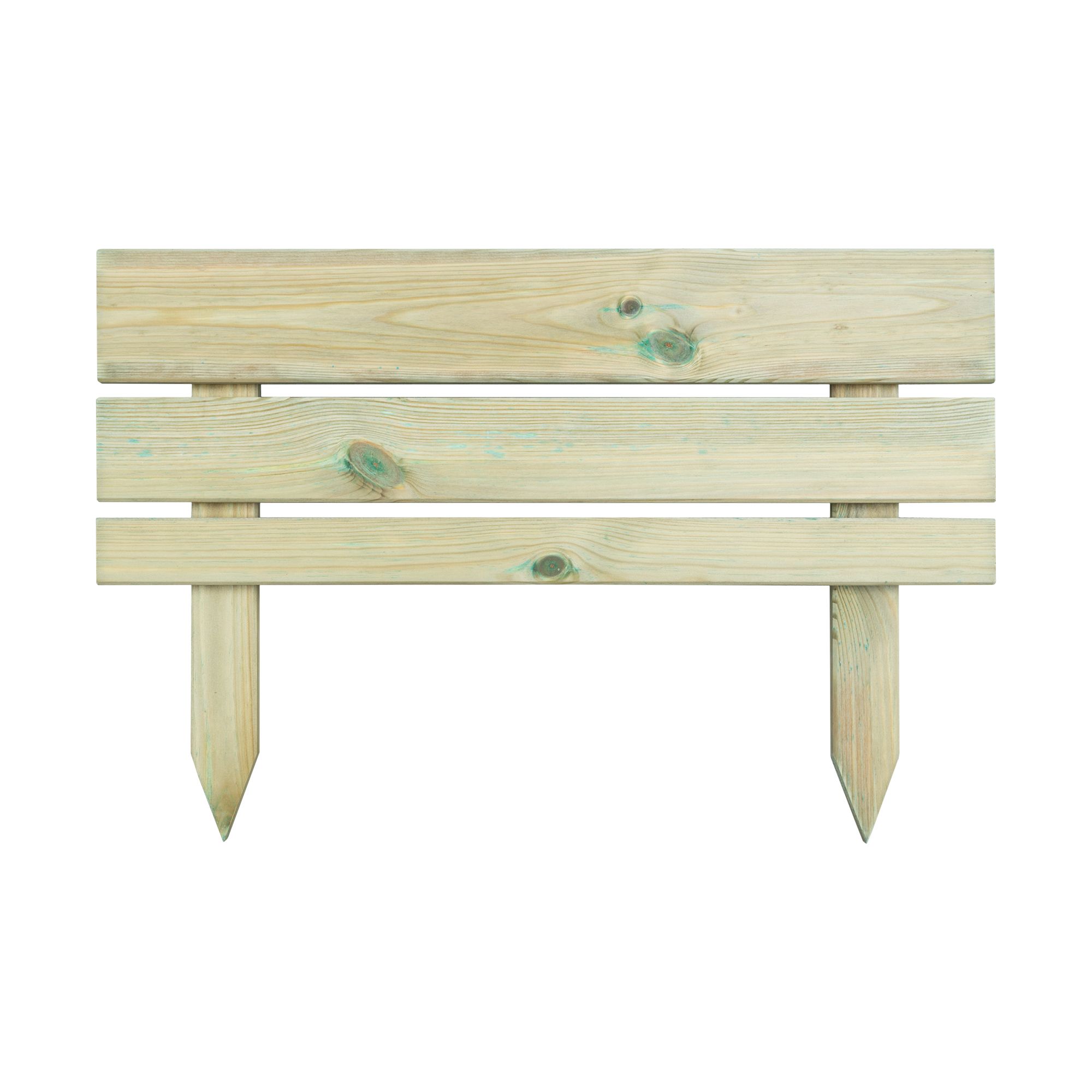 Grange Pressure treated Wooden Picket fence (W)0.6m (H)0.4m at B&Q