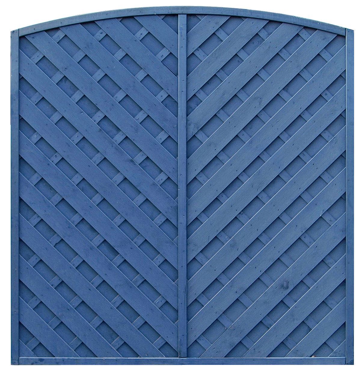 Grange St Lunair Diagonal slat Fence panel (W)1.8m (H)1.8m, Pack of 3 ...