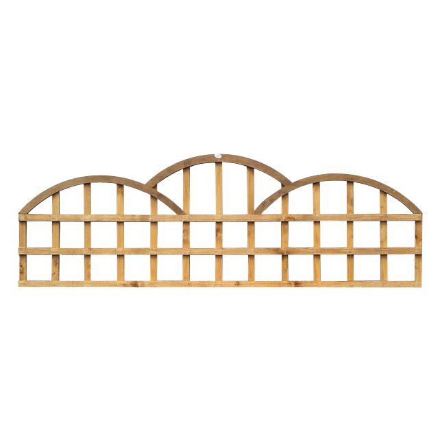 Grange Traditional Triple dome Trellis panel 1.83m 0.61m | DIY at B&Q