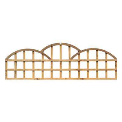 Grange Traditional Triple dome Trellis panel (W)1.83m (H)0.61m | DIY at B&Q