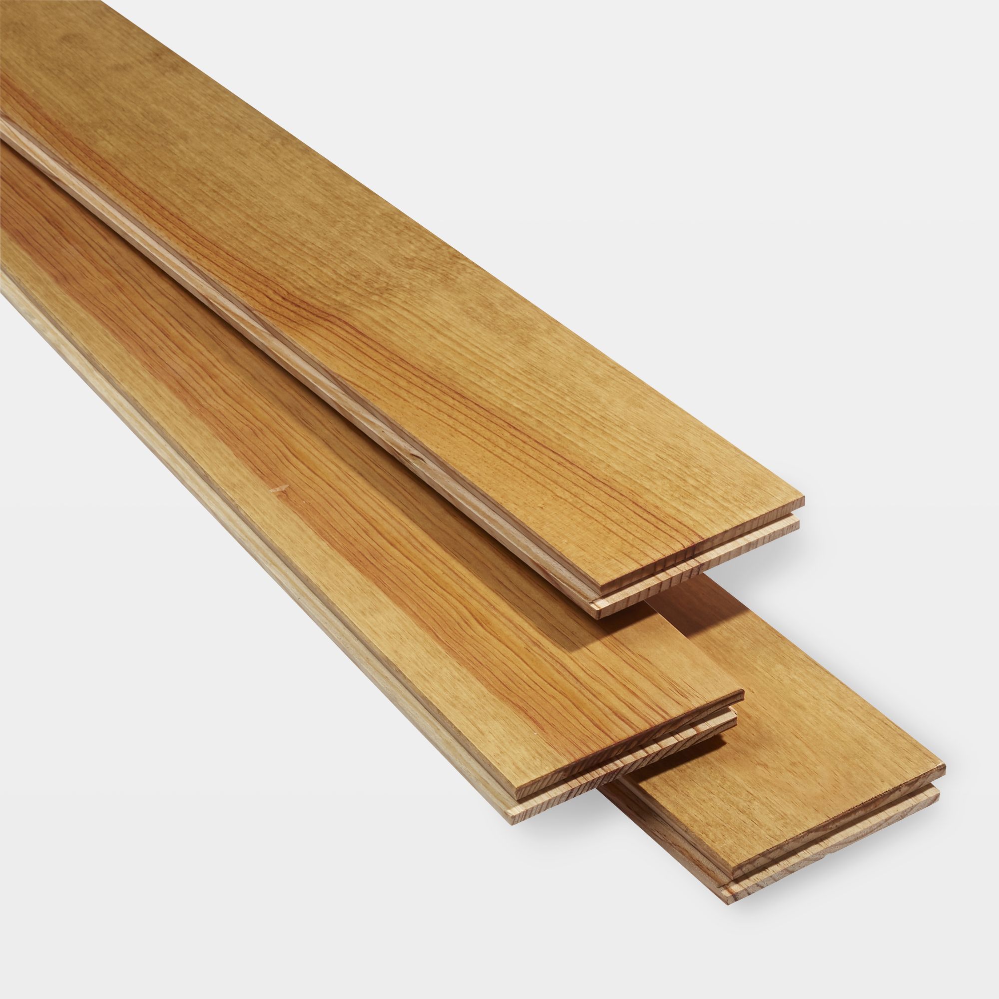 Granna Pine Solid wood Flooring Sample, (W)120mm