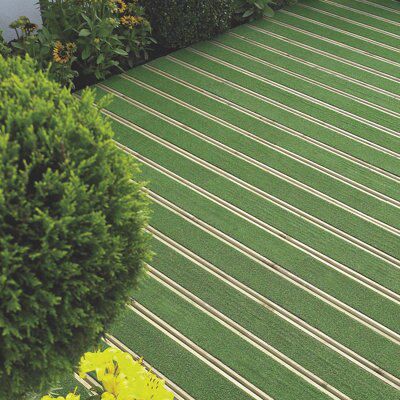 Grassedeck Green Spruce Deck board (L)2.1m (W)144mm (T)28mm, Pack of 5