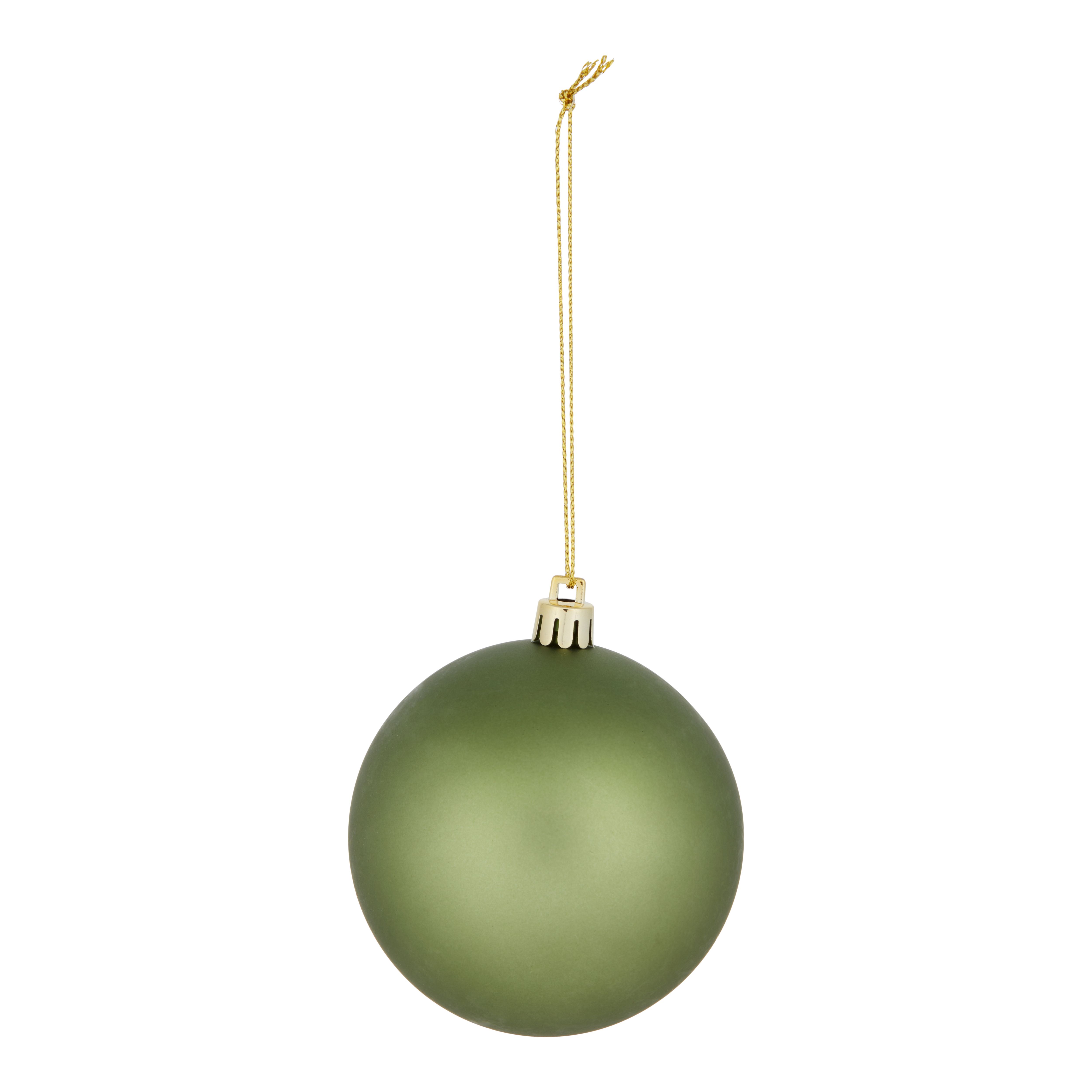 Green, gold & silver Plastic Hanging decoration set, Pack of 100