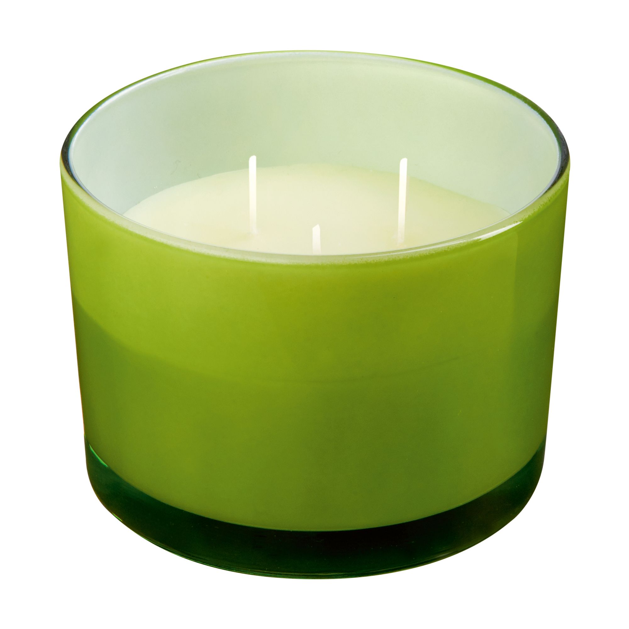 Green Lemon grass Citronella Small Scented candle, 900g | DIY at B&Q