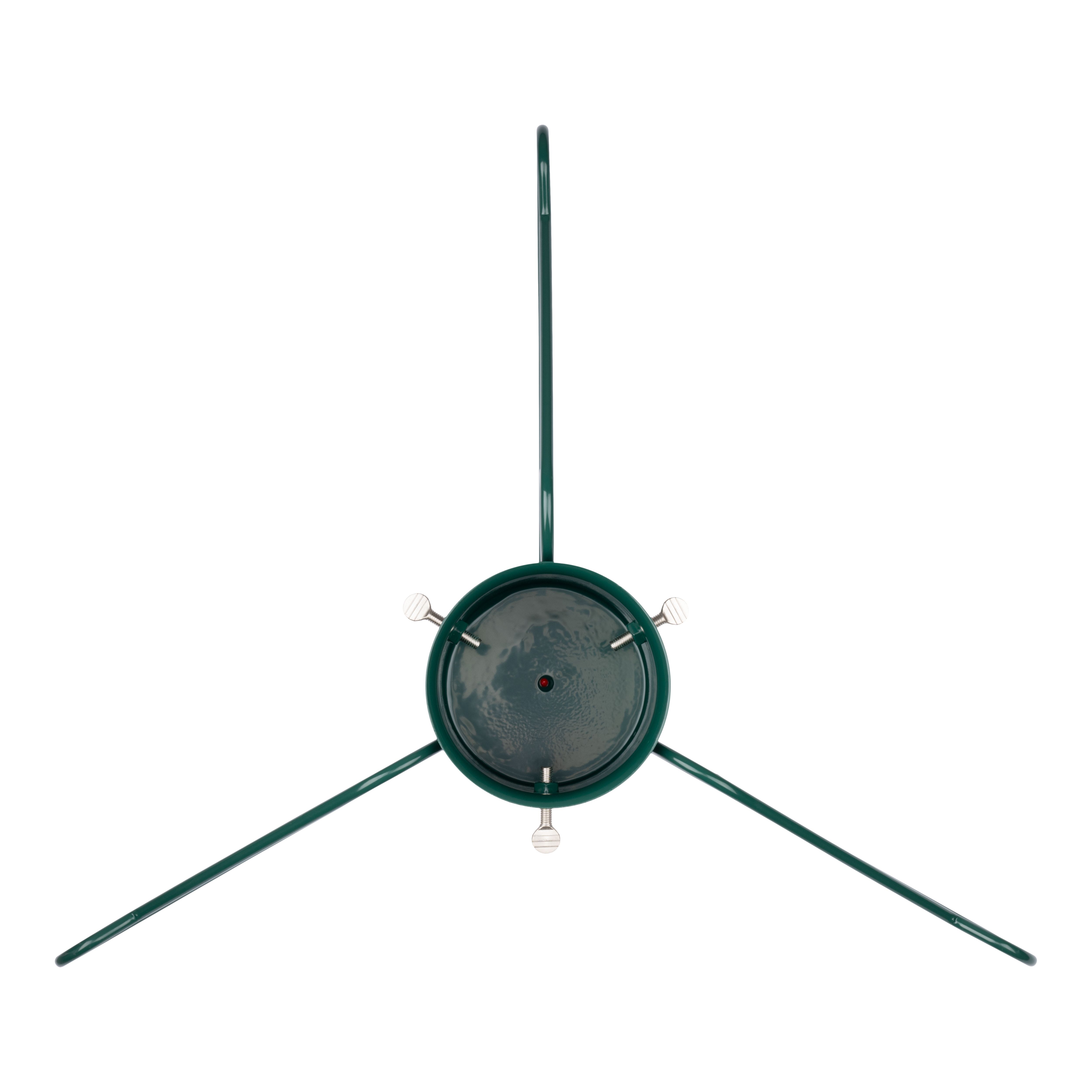 Green Metal Plain Christmas tree stand 15cm