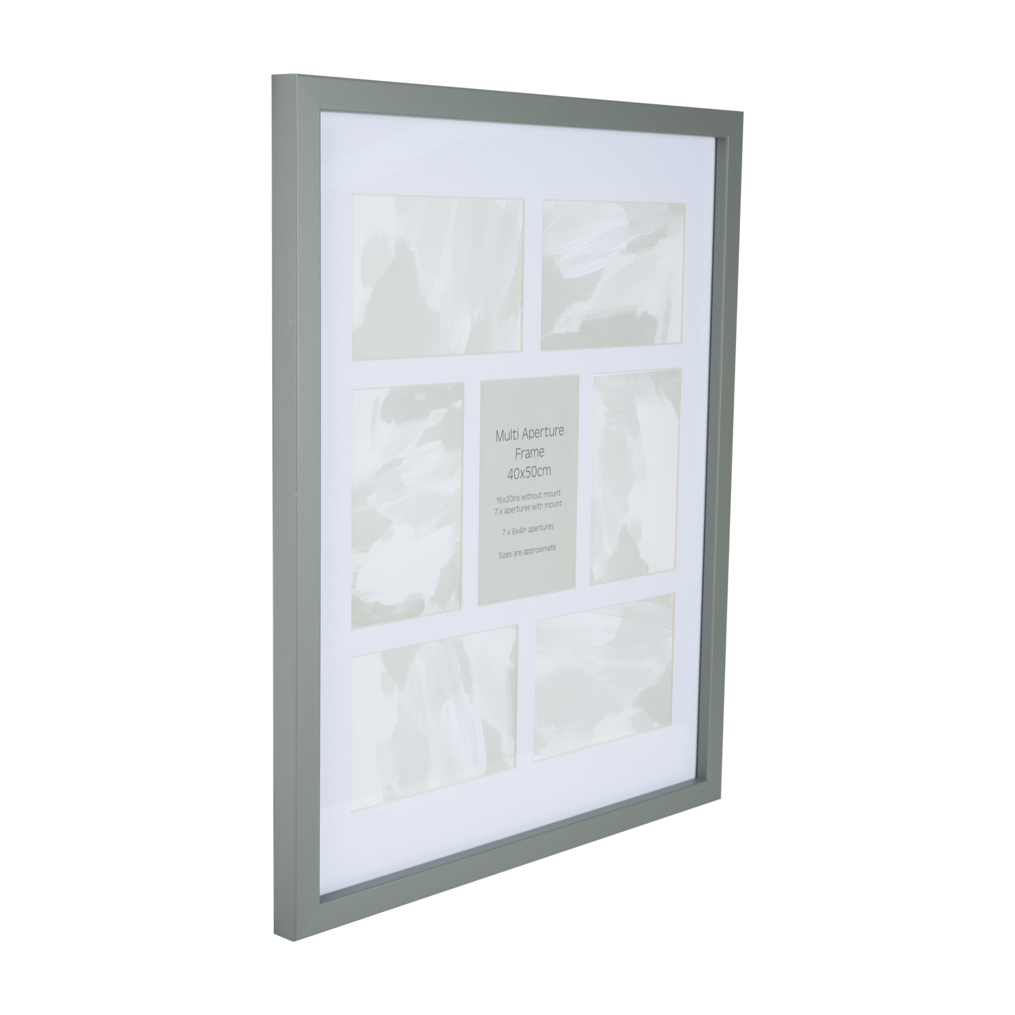 GREEN MULTI PICTURE FRAME (H)54CM X (W)44CM