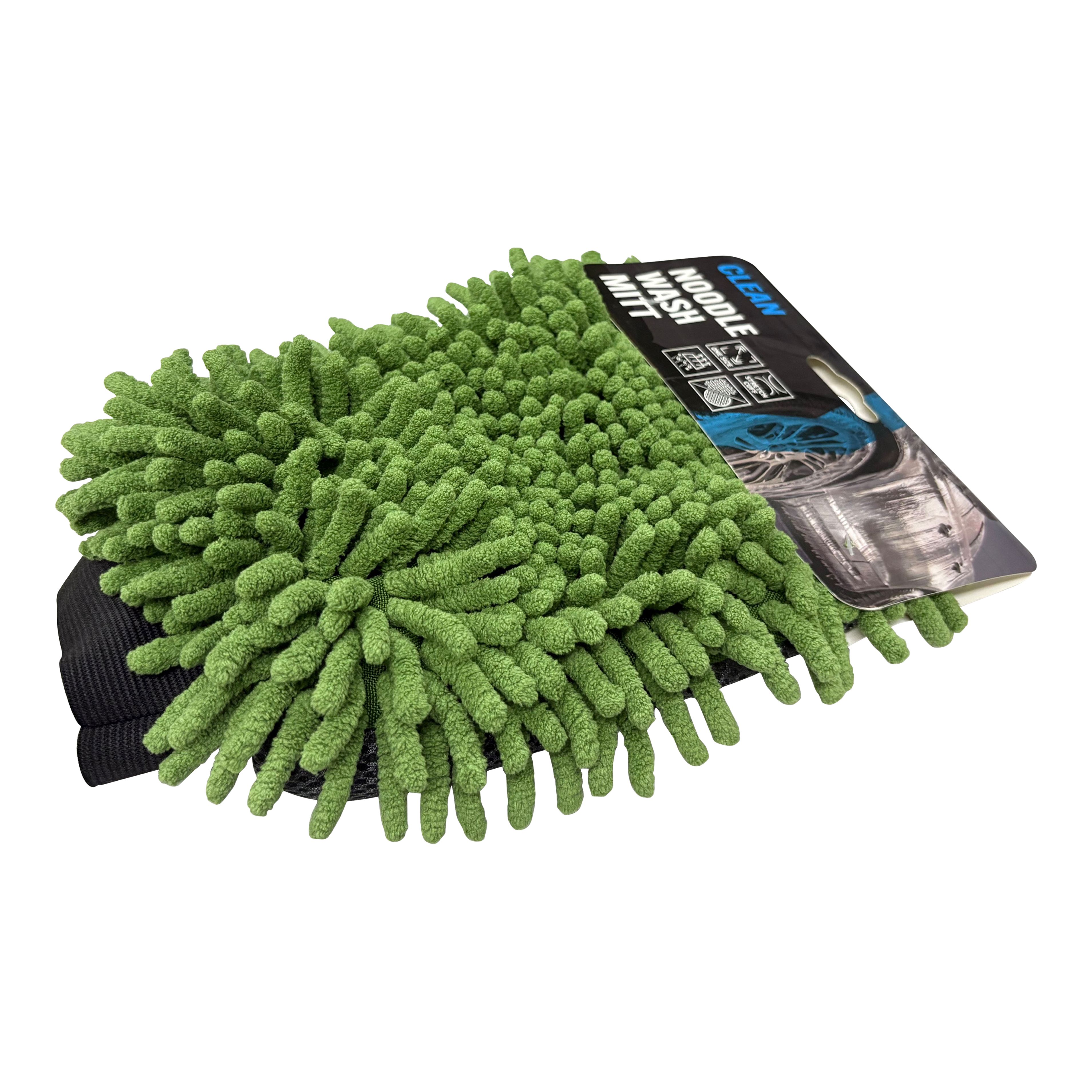 Green Noodle Multi-surface Car Wash mitt