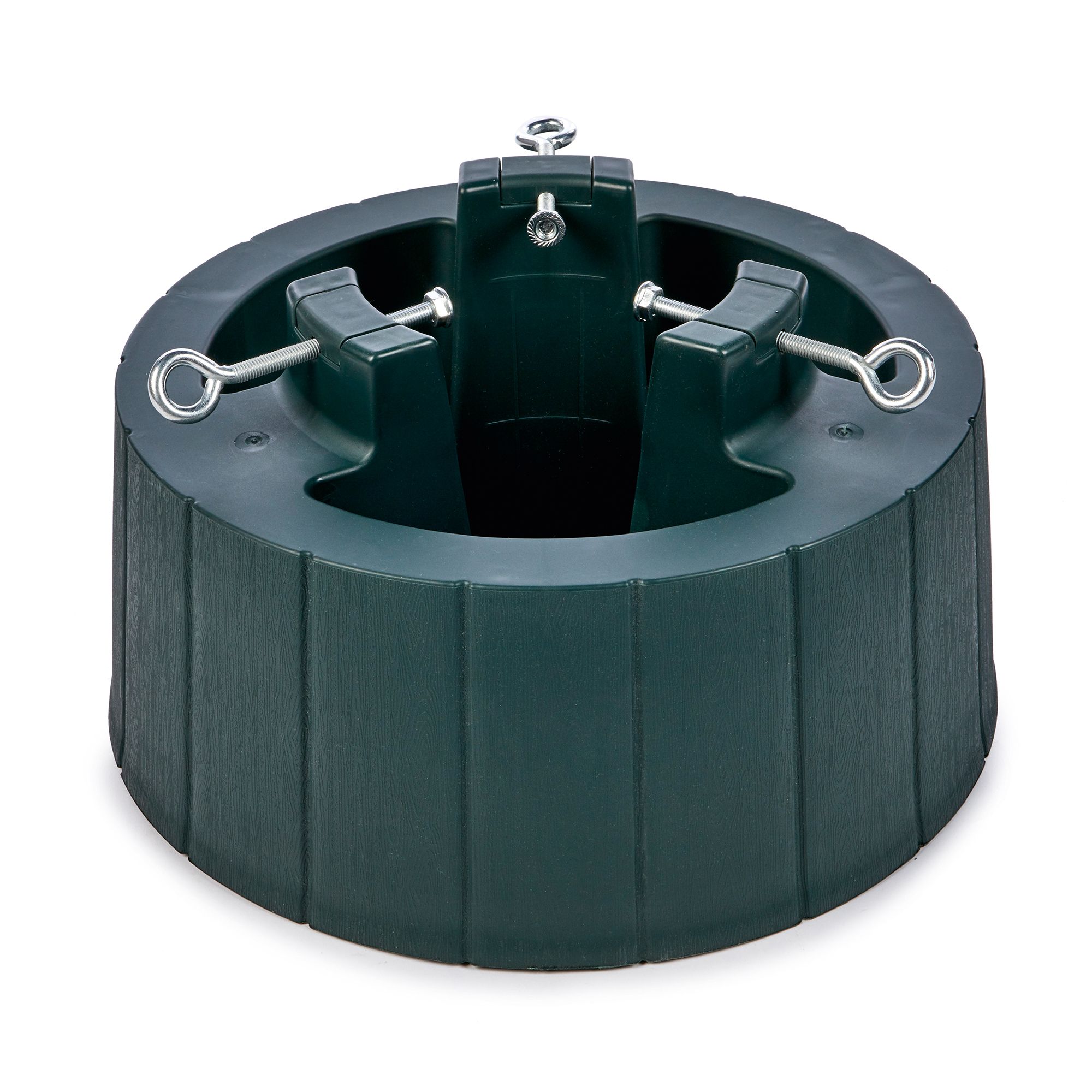 Green Plastic Christmas tree stand 21cm