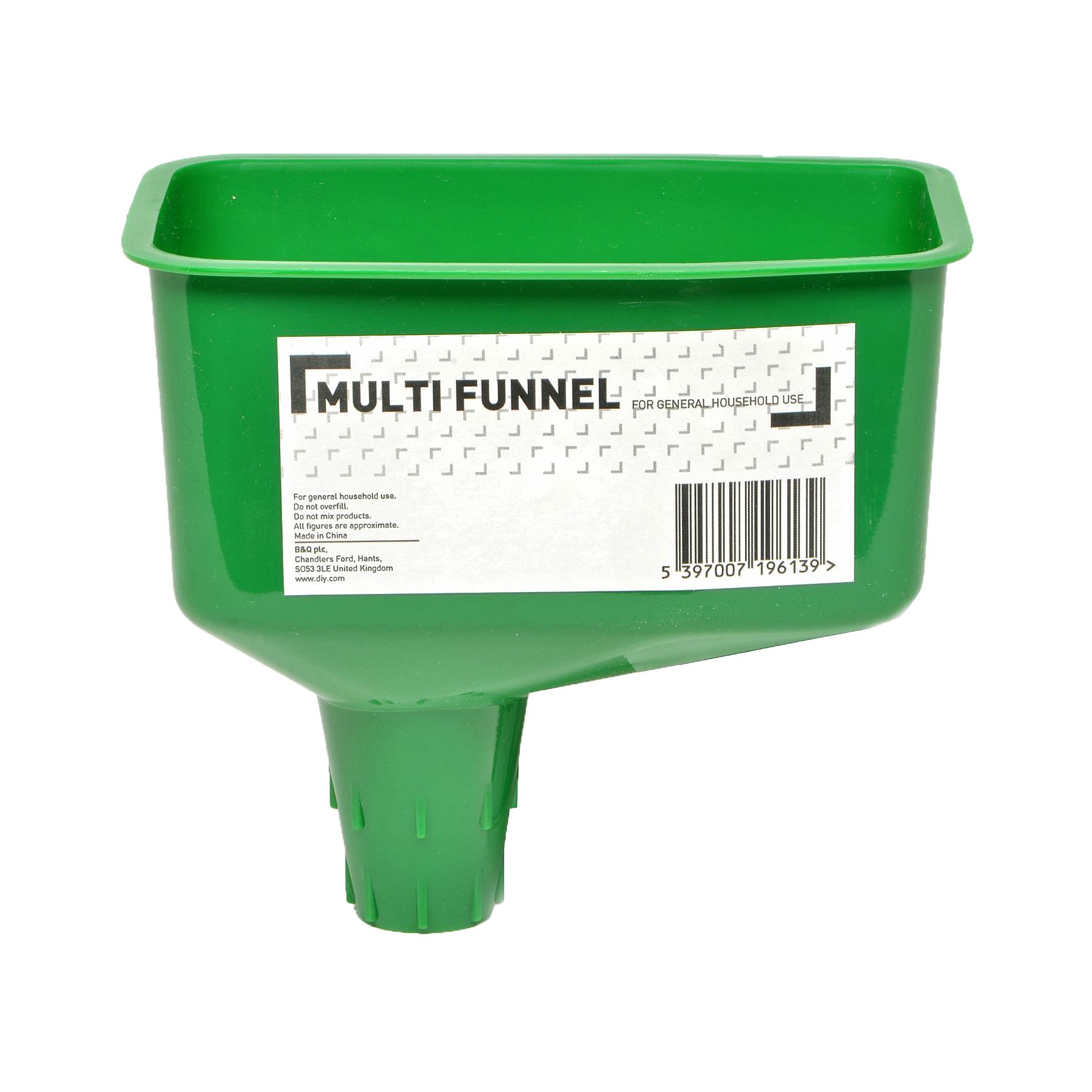 Buy Green Plastic Funnel | DIY at B&Q