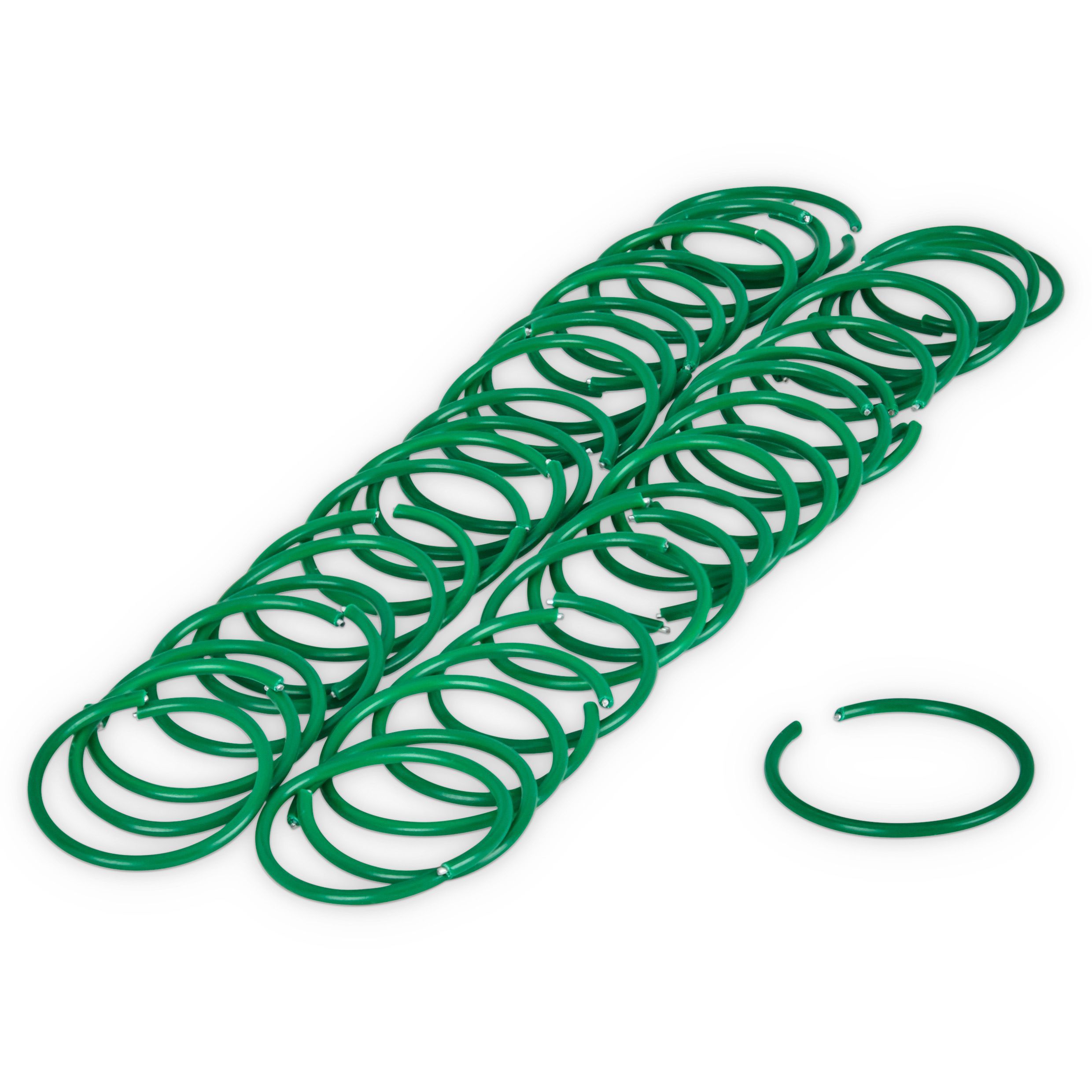 Green Plastic Hoop plant tie (L)1.9m, Pack of 50 | DIY at B&Q