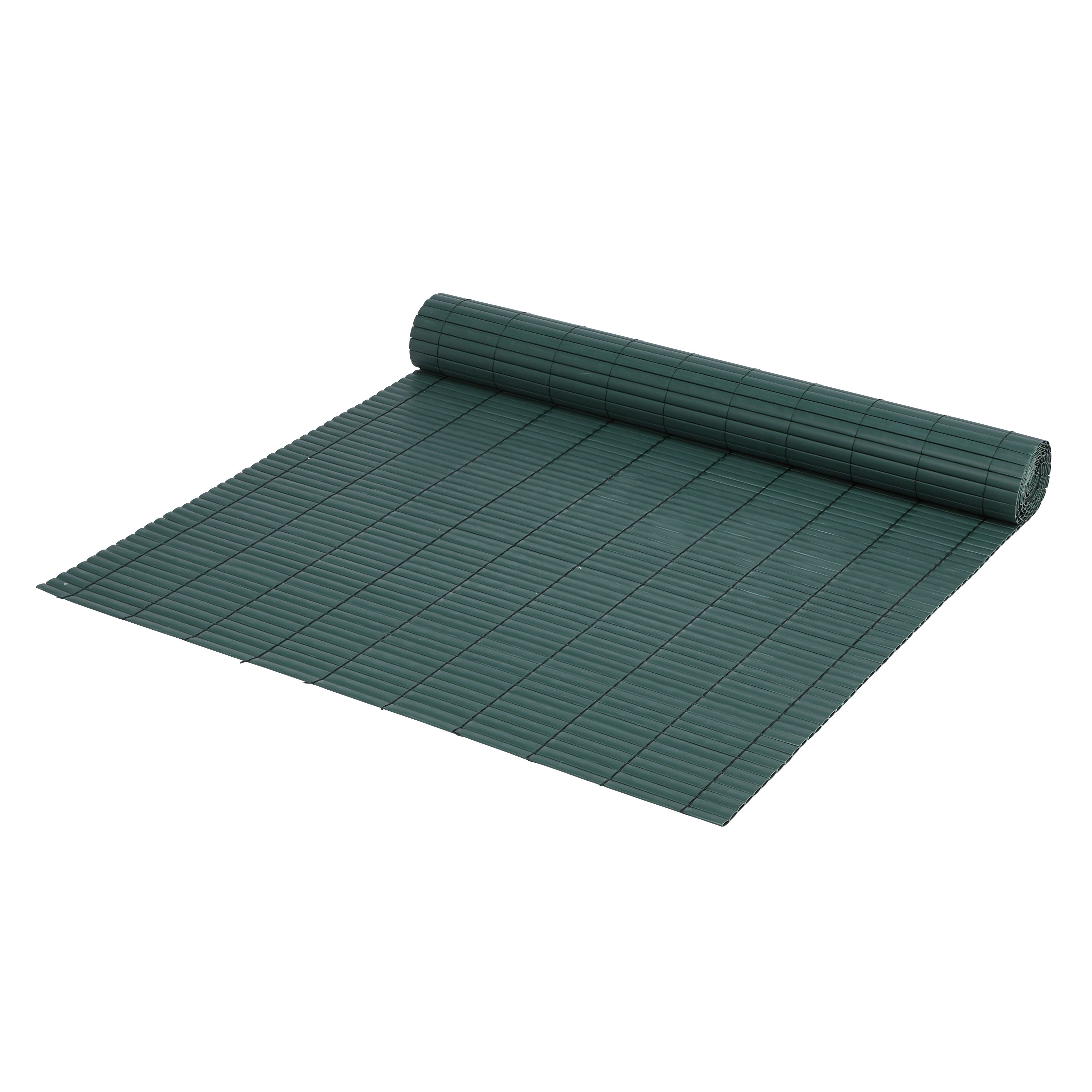 Green Polyvinyl chloride (PVC) Garden screen (H)1m (W)3m | DIY at B&Q