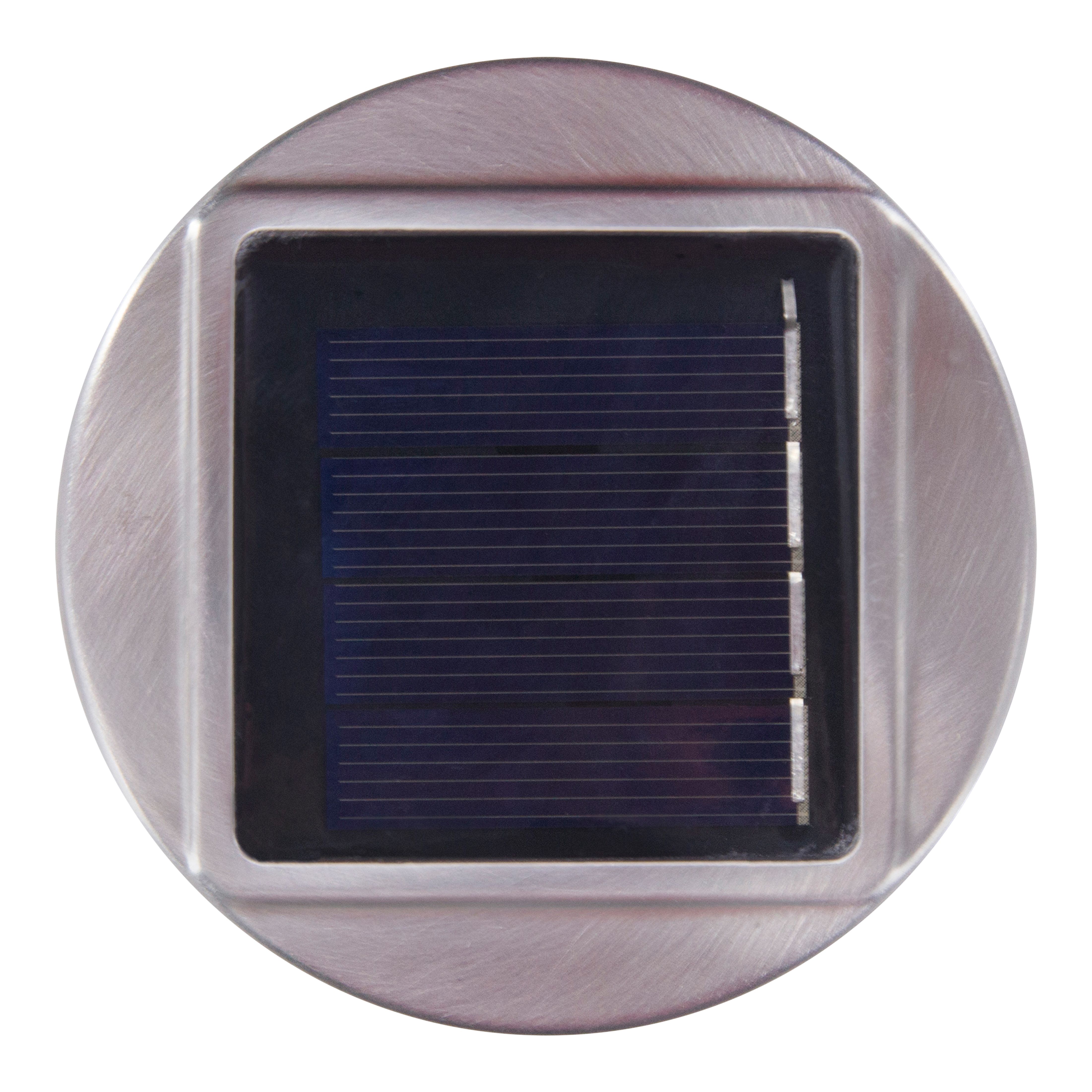 Green Round Solar-powered Integrated LED Outdoor Lantern