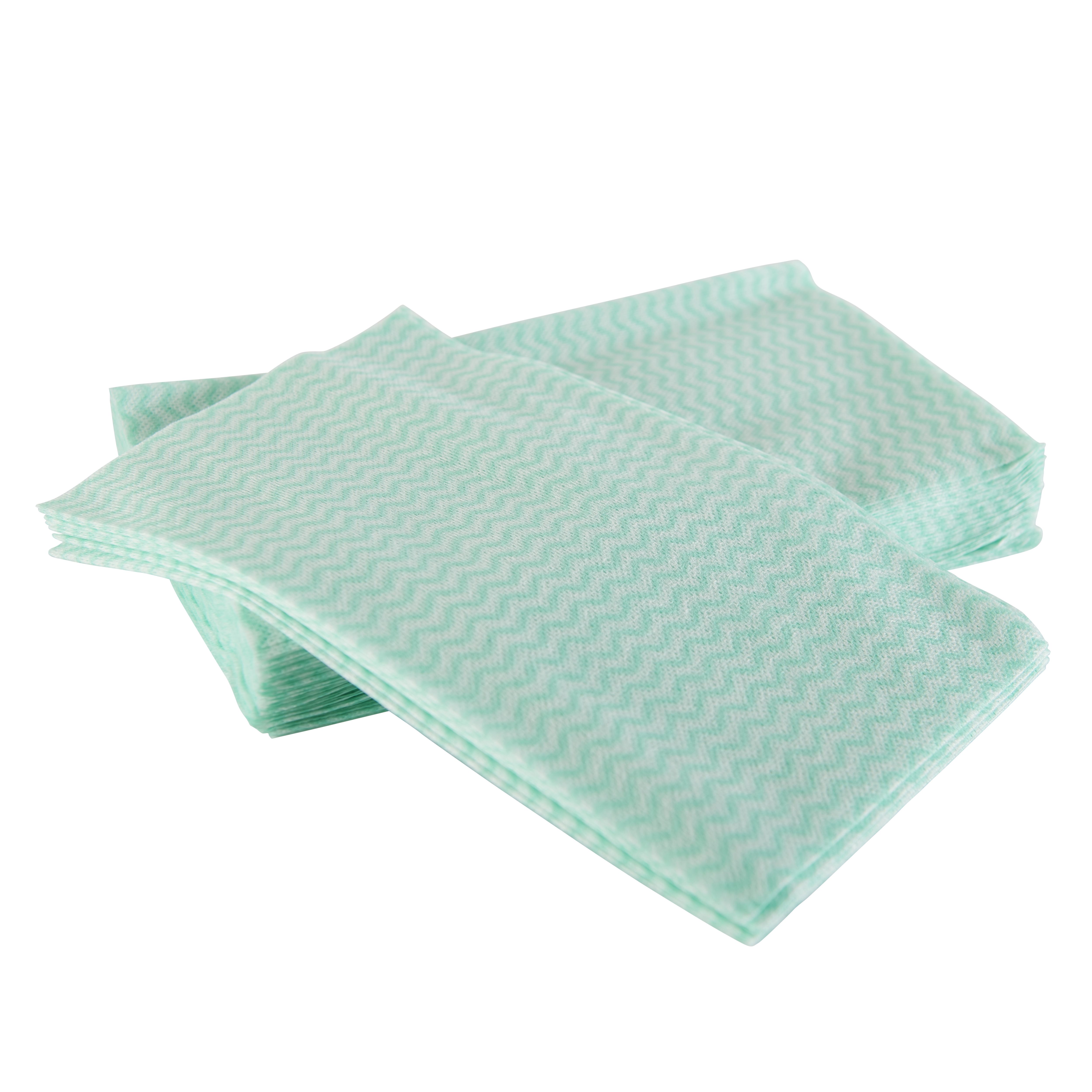 Green Synthetic Kitchen Cloth, Pack of 20