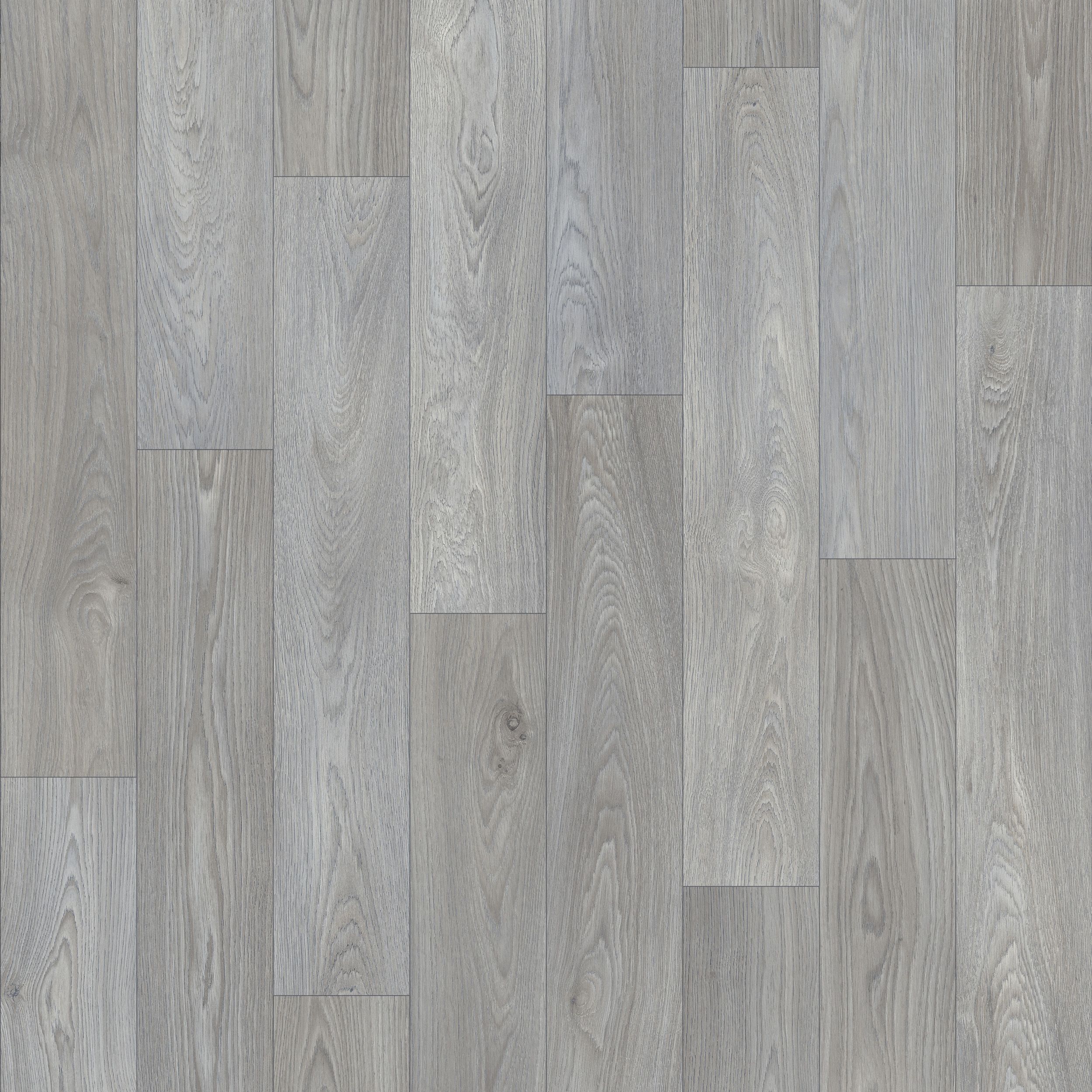 Grey Oak plank effect Sheet vinyl, 6m²