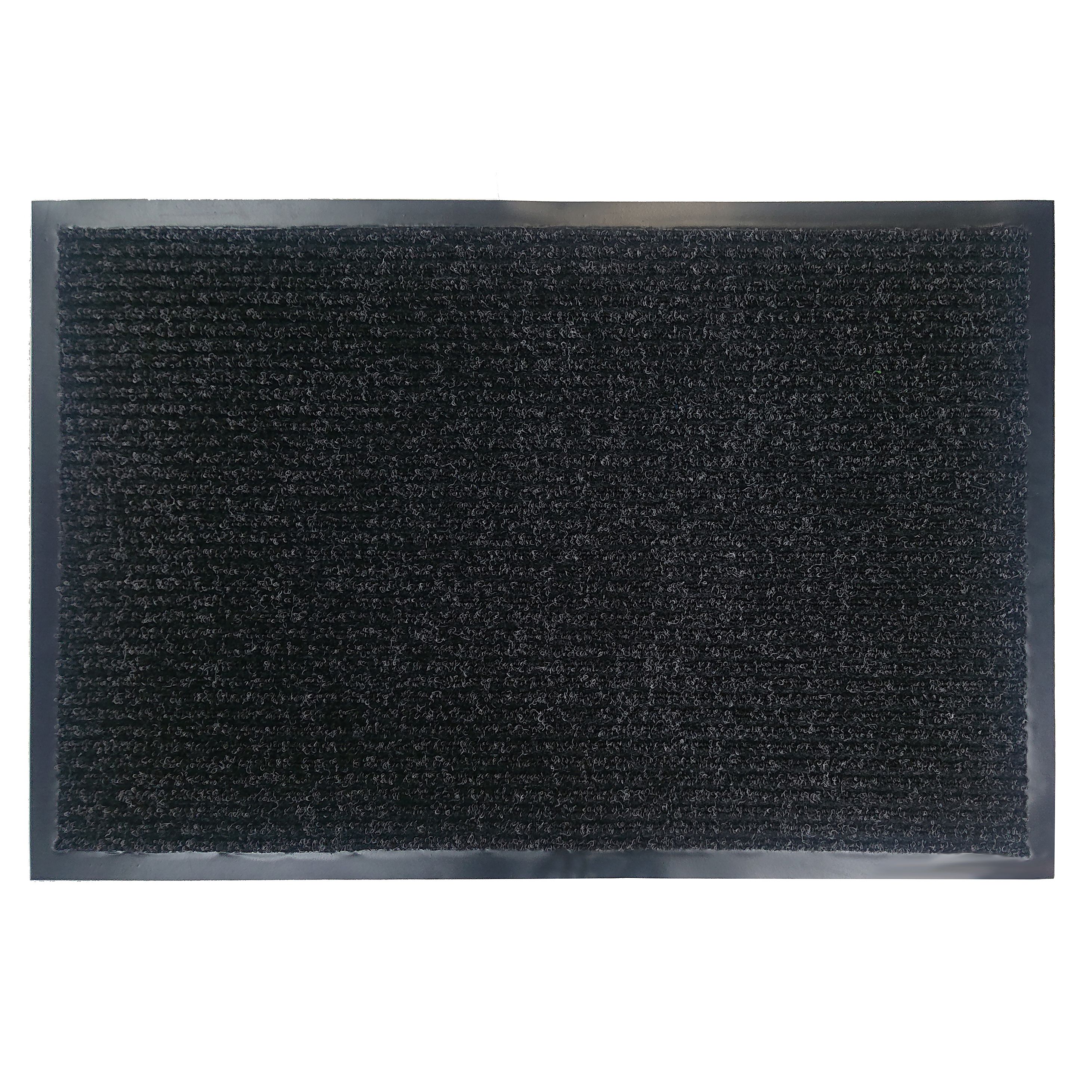 Grey Ribbed Barrier mat, 80cm x 50cm at B&Q