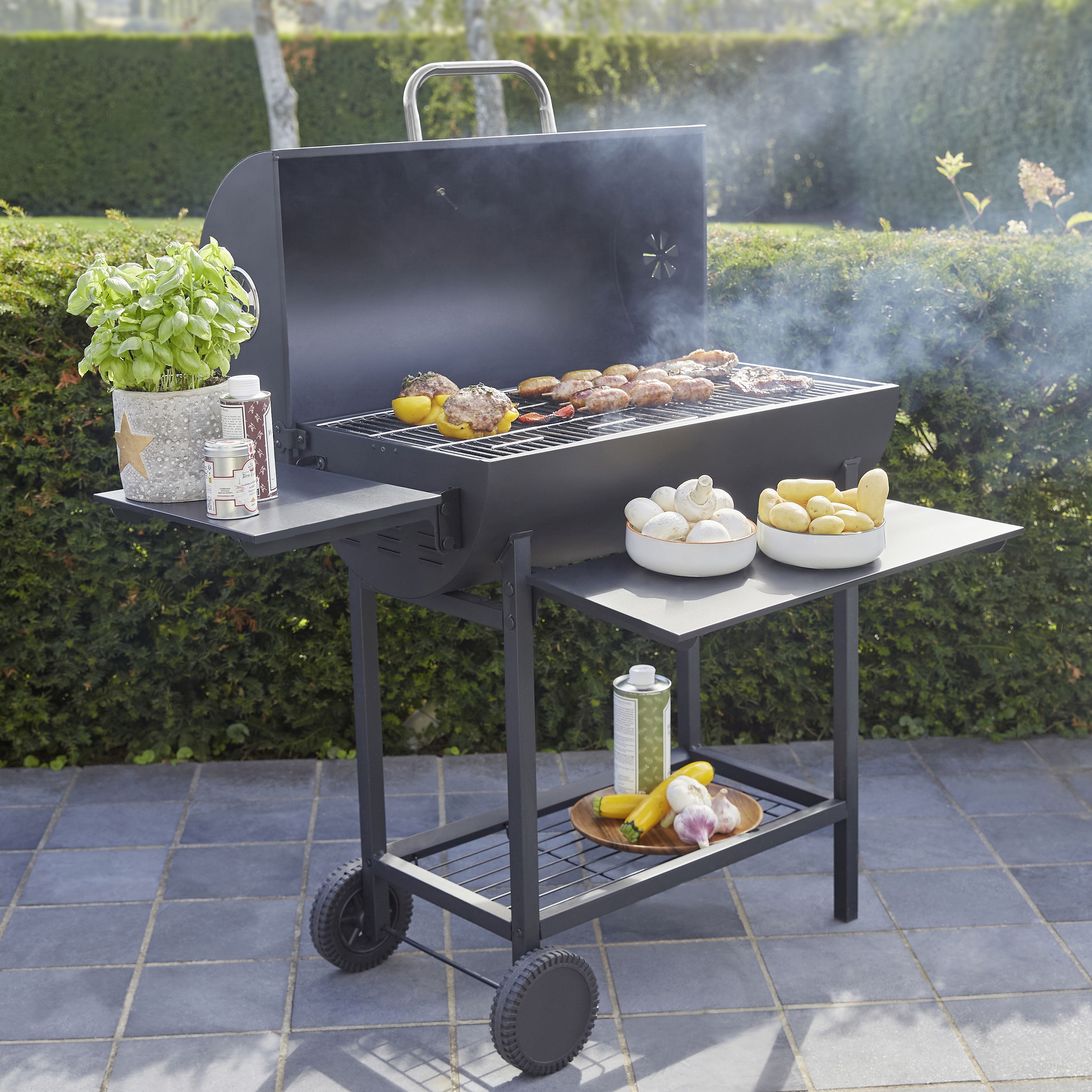 Griffin Black Charcoal rectangle BBQ