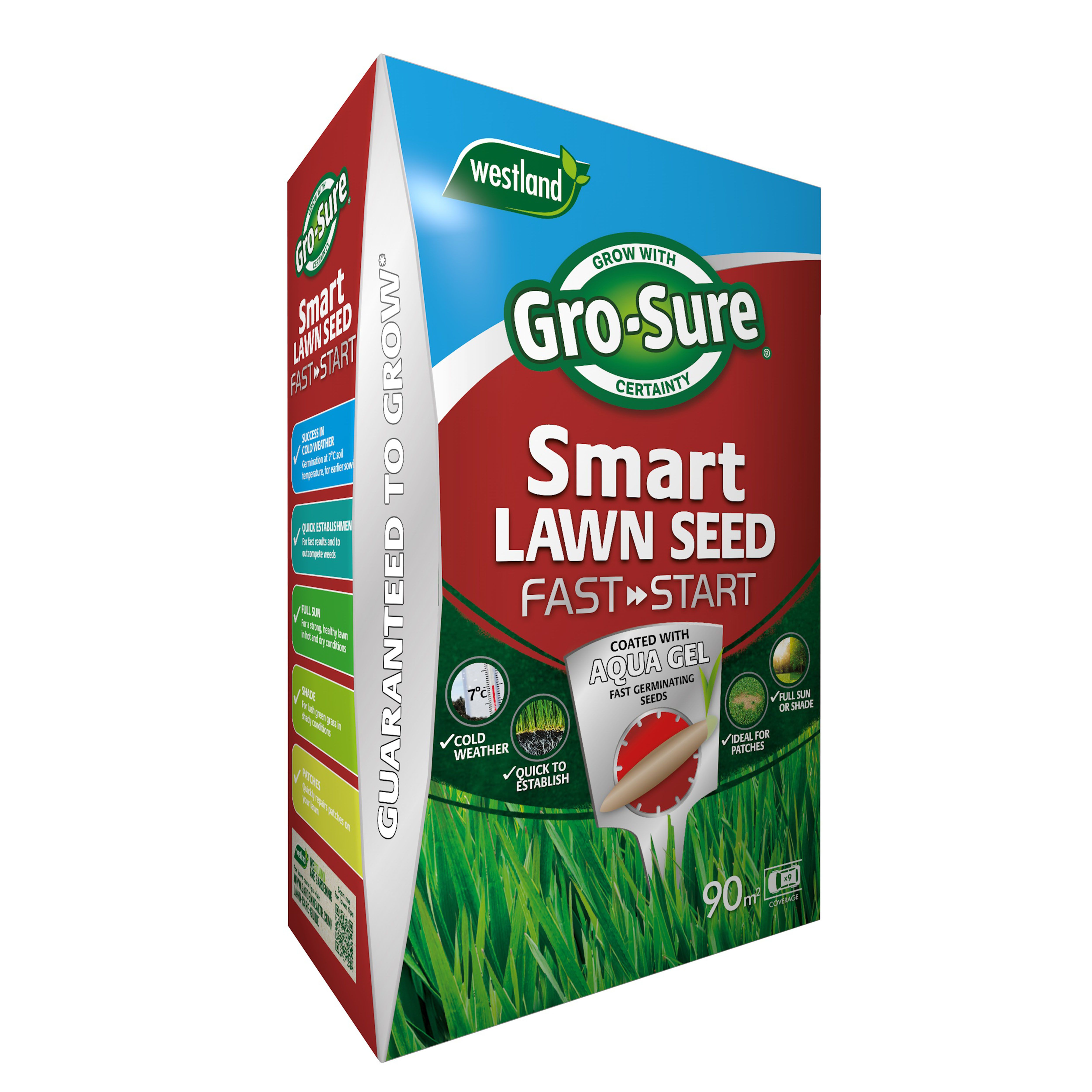 Gro-Sure Smart Lawn seeds, 3.6kg 90m²
