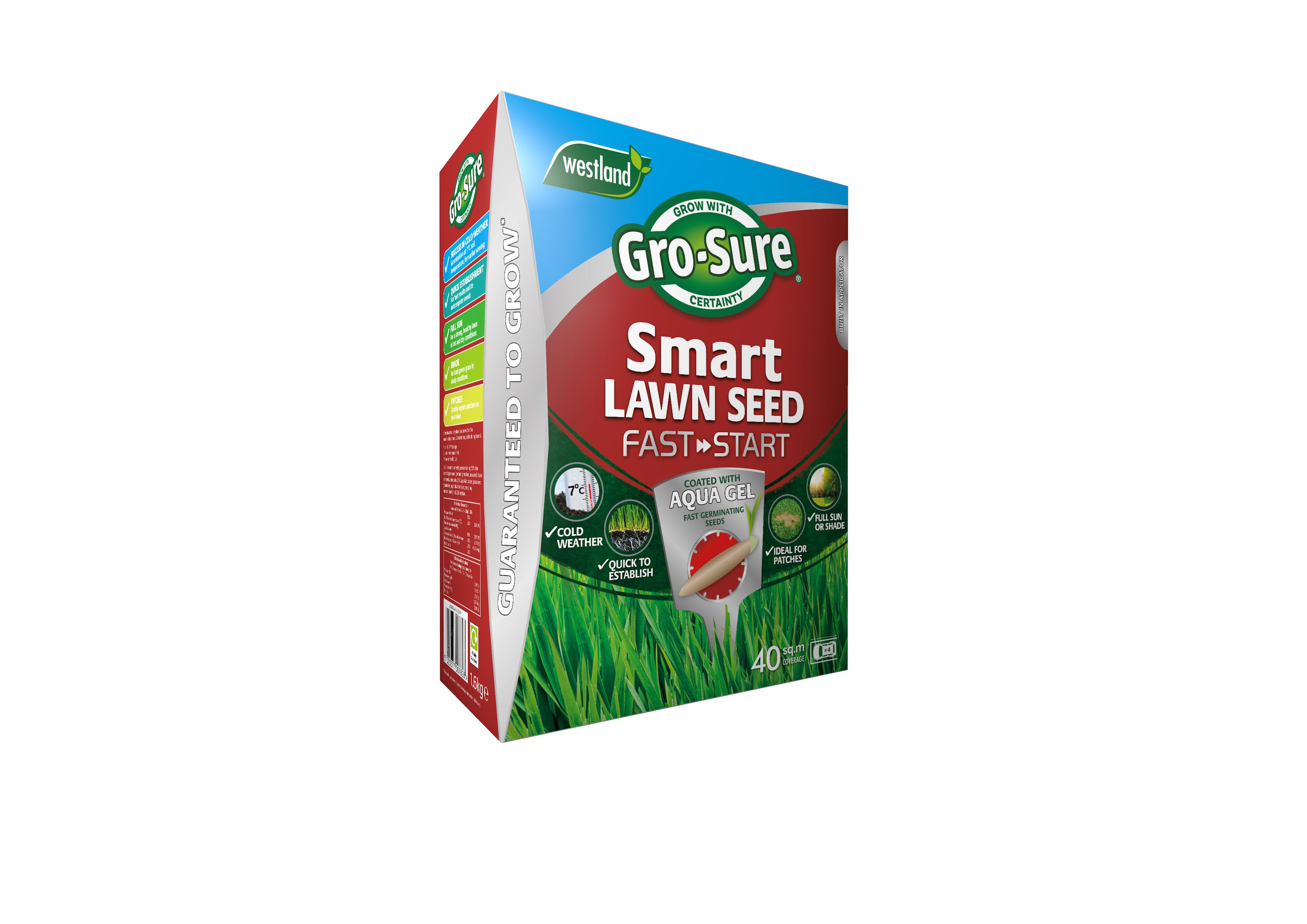 Gro-Sure Smart seed Granules & seeds Grass seeds 1kg | DIY at B&Q