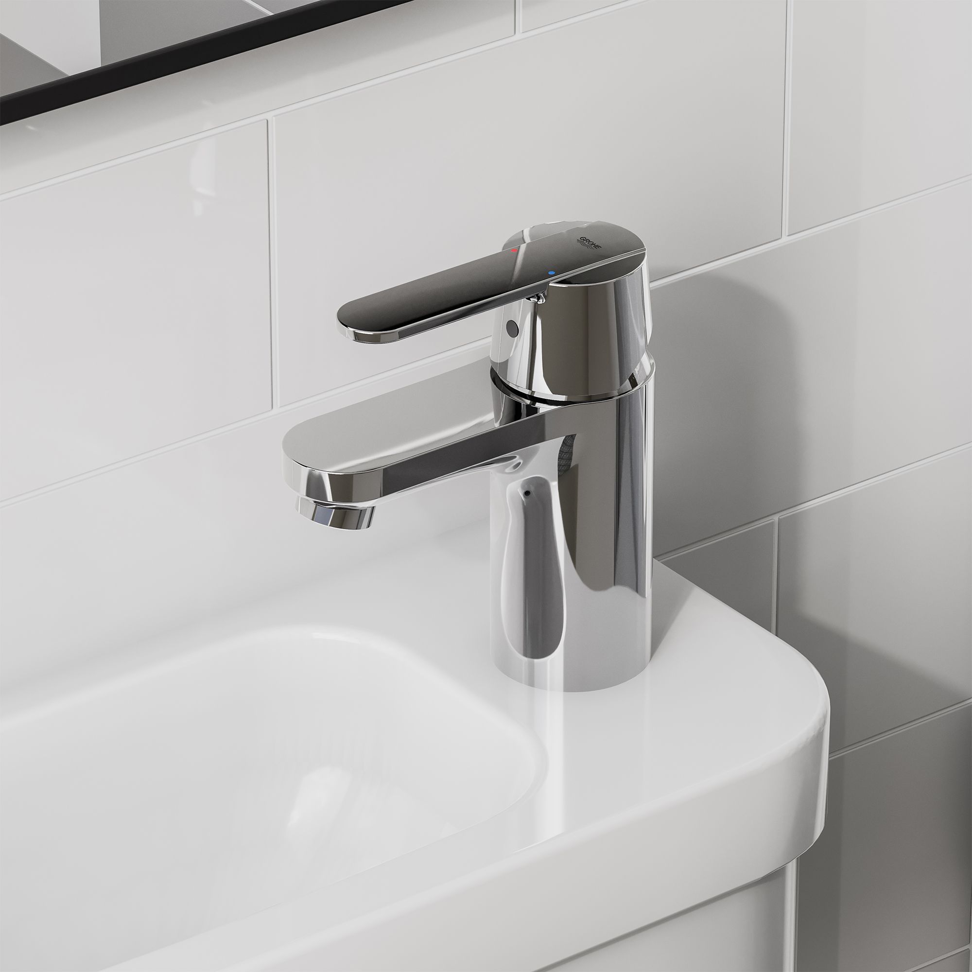 Grohe Get Chrome effect Basin Mono mixer Tap