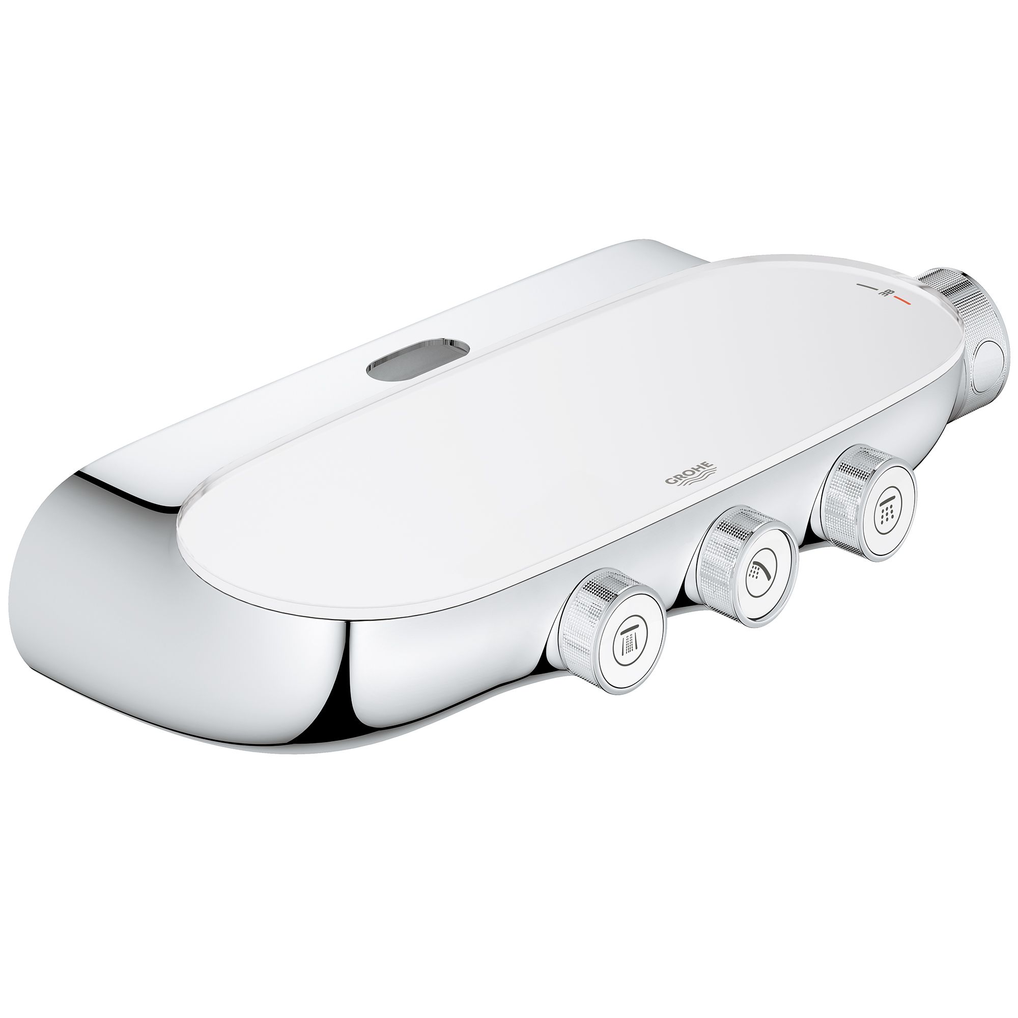 Grohe Rainshower SmartControl 360 Duo Chrome effect Wall-mounted ...