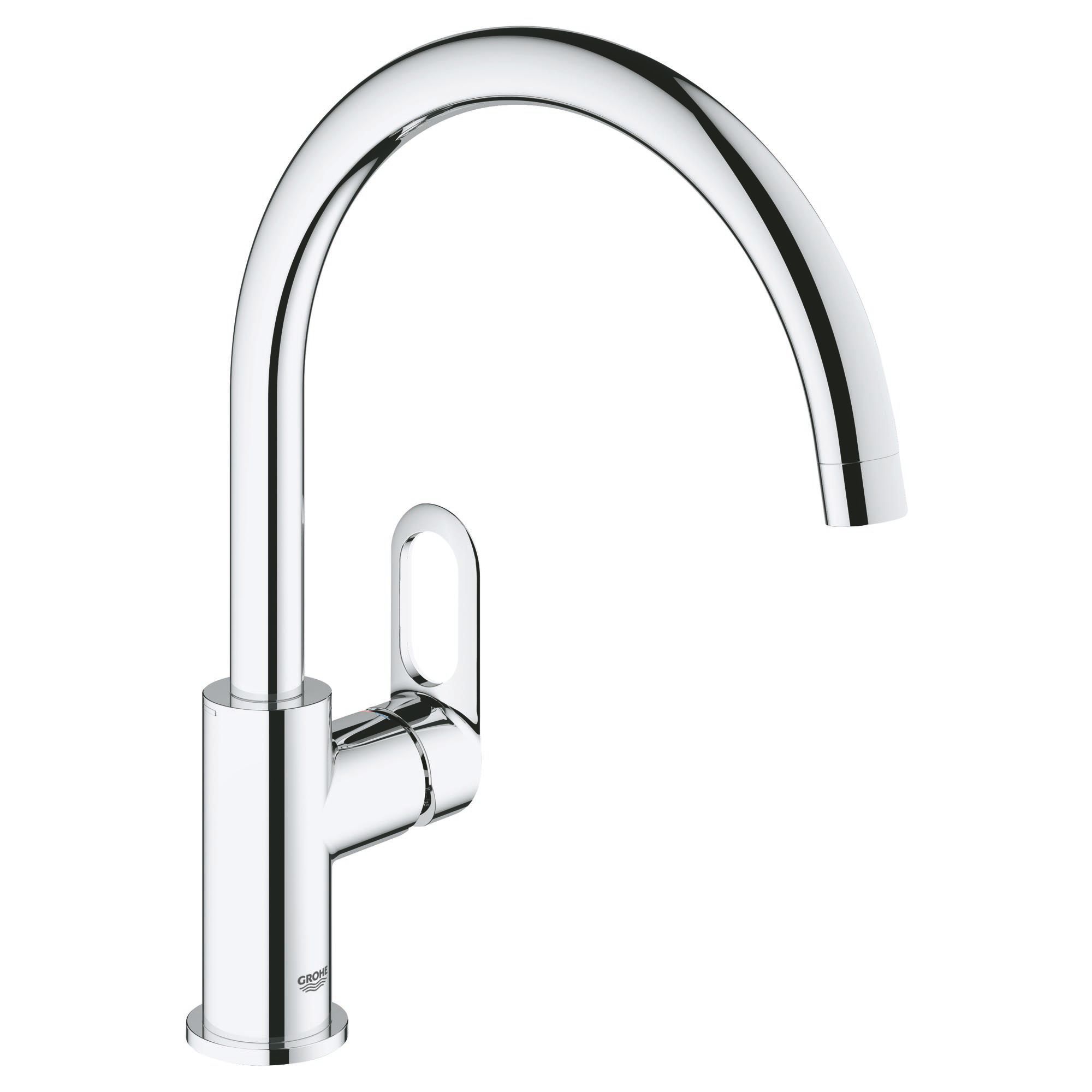 Grohe Start loop Chrome effect Kitchen Monobloc Tap | DIY at B&Q