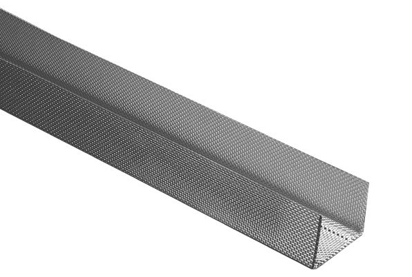 Gypframe Gyplyner Steel Folded edge channel, (L)3m | DIY at B&Q