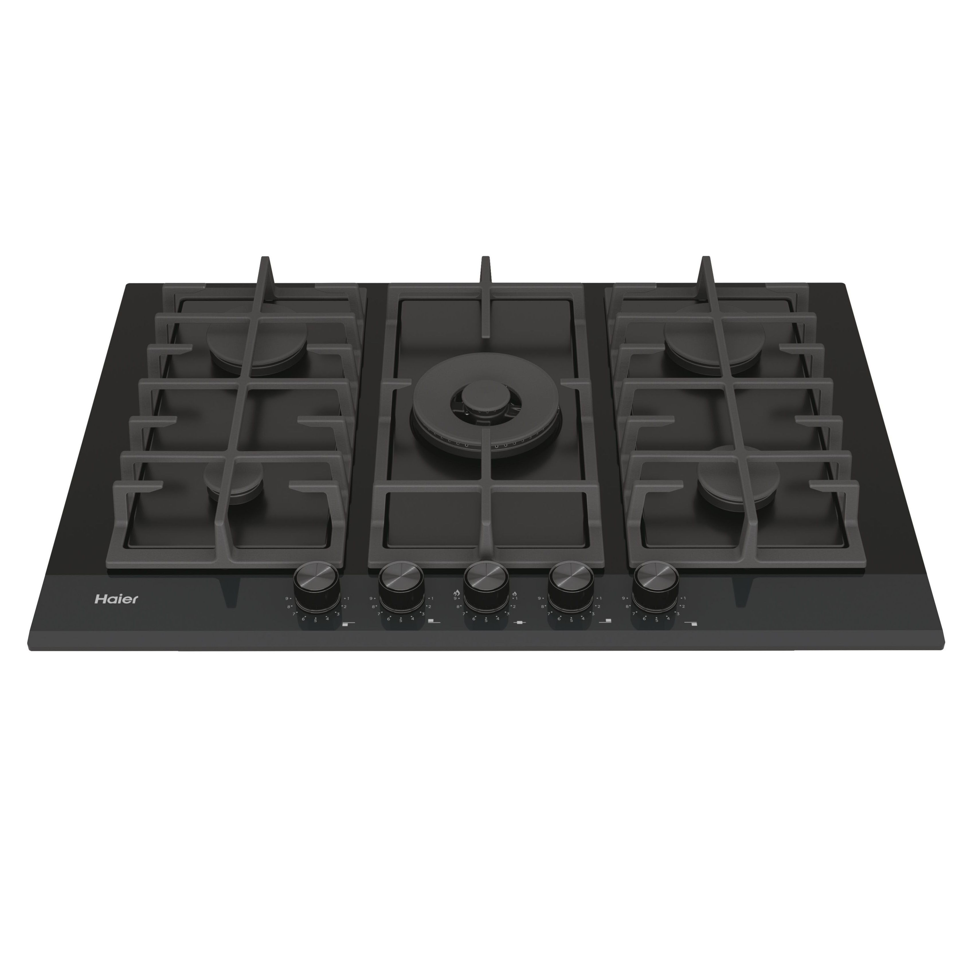 Haier Series 4 HAVG75HB 74.5cm Gas Hob - Black