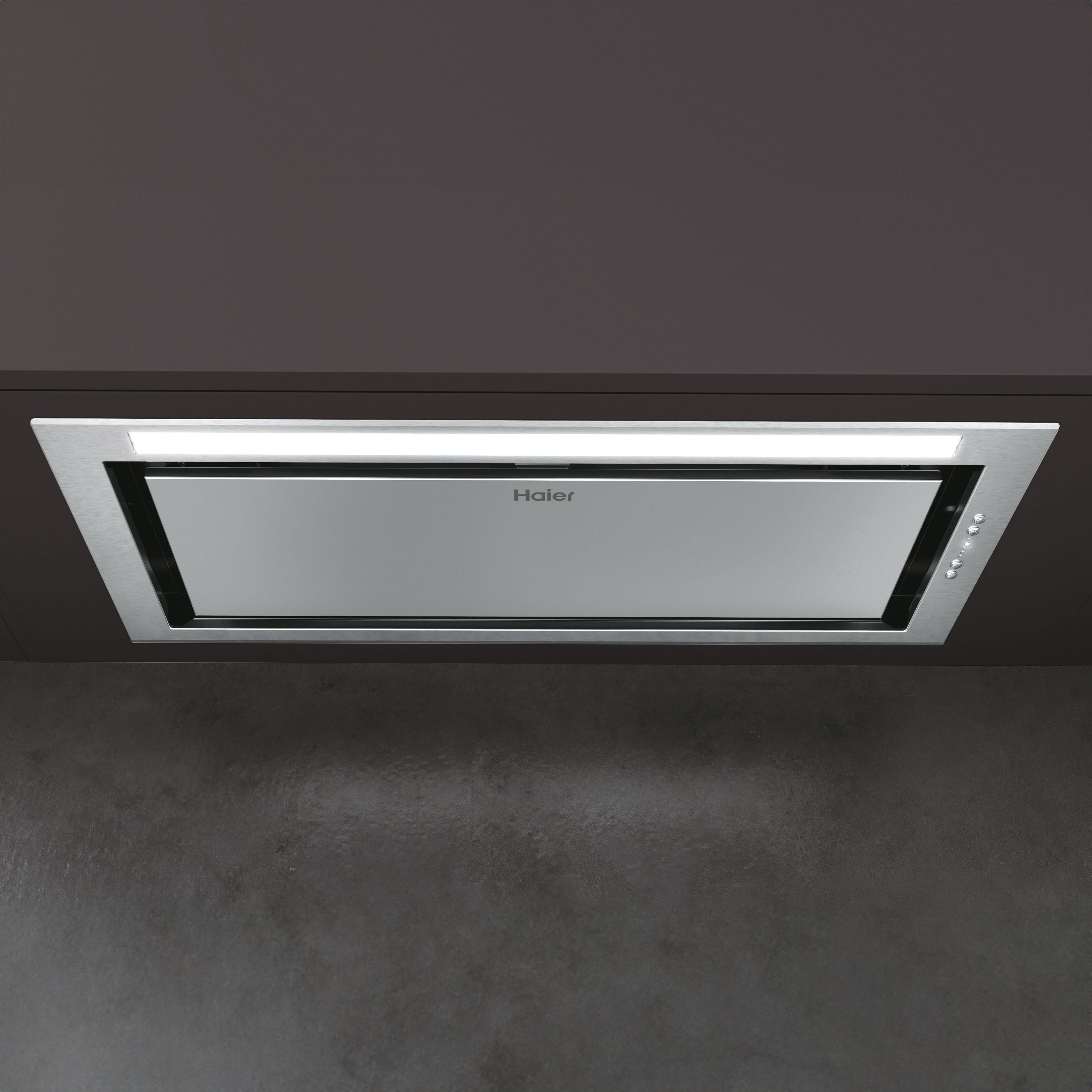 Haier Series 6 HAPY72ES6X Stainless steel Canopy Cooker hood (W)71.4cm