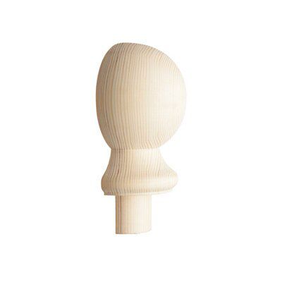 Half ball Newel cap (L)80mm (W)38mm