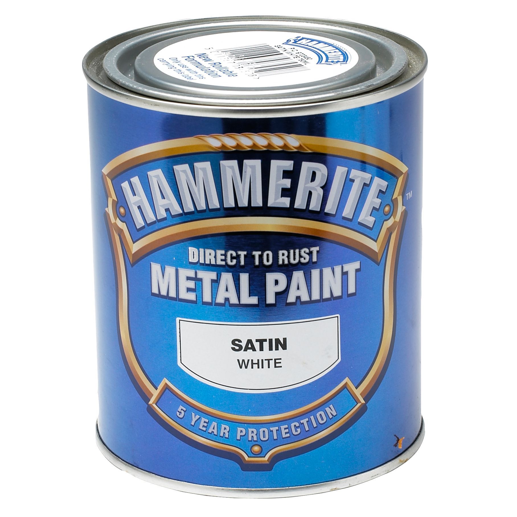 Hammerite White Satinwood Metal paint, 750ml Tin