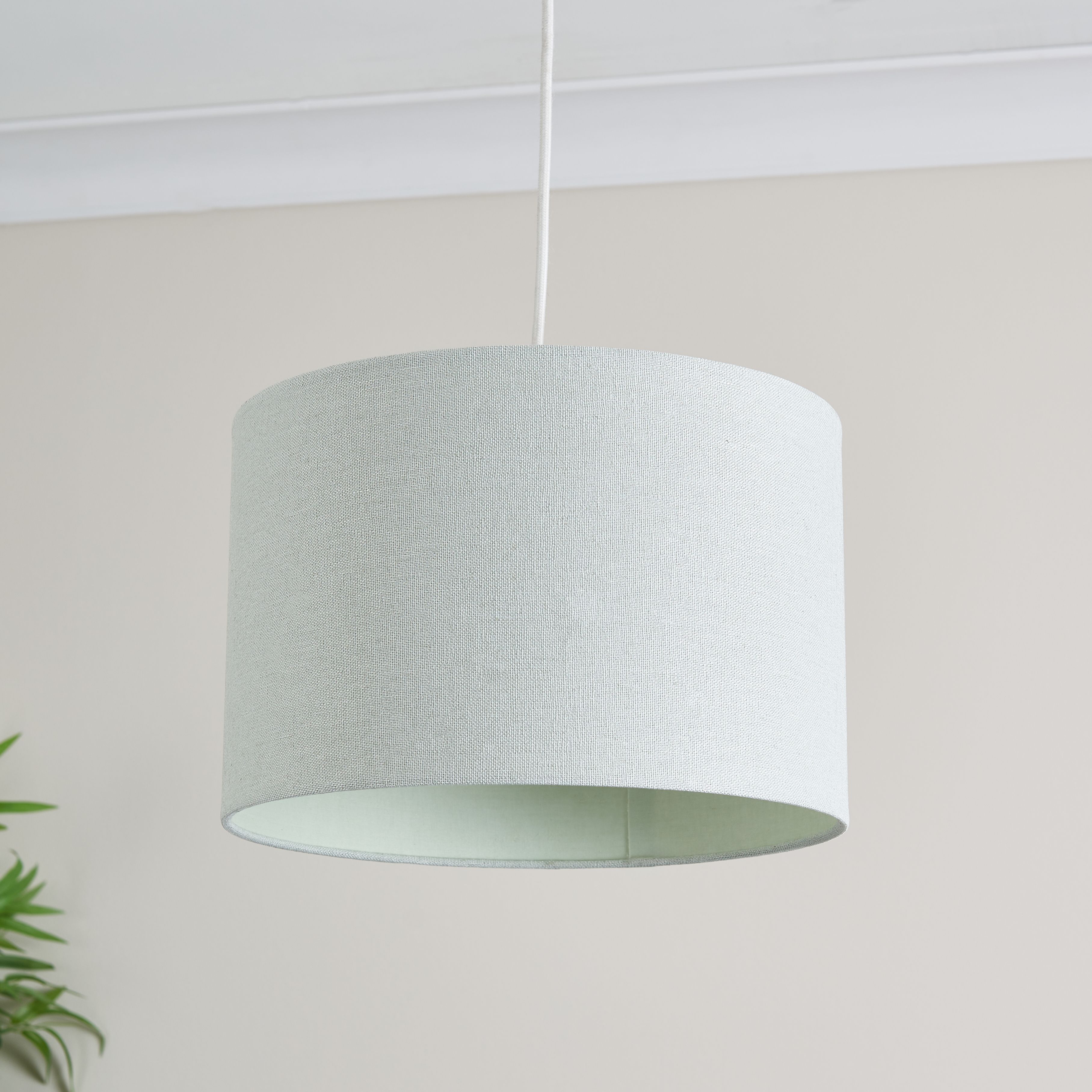 Harbour Studio Ascot Sage Cylinder Lamp shade (D)30cm