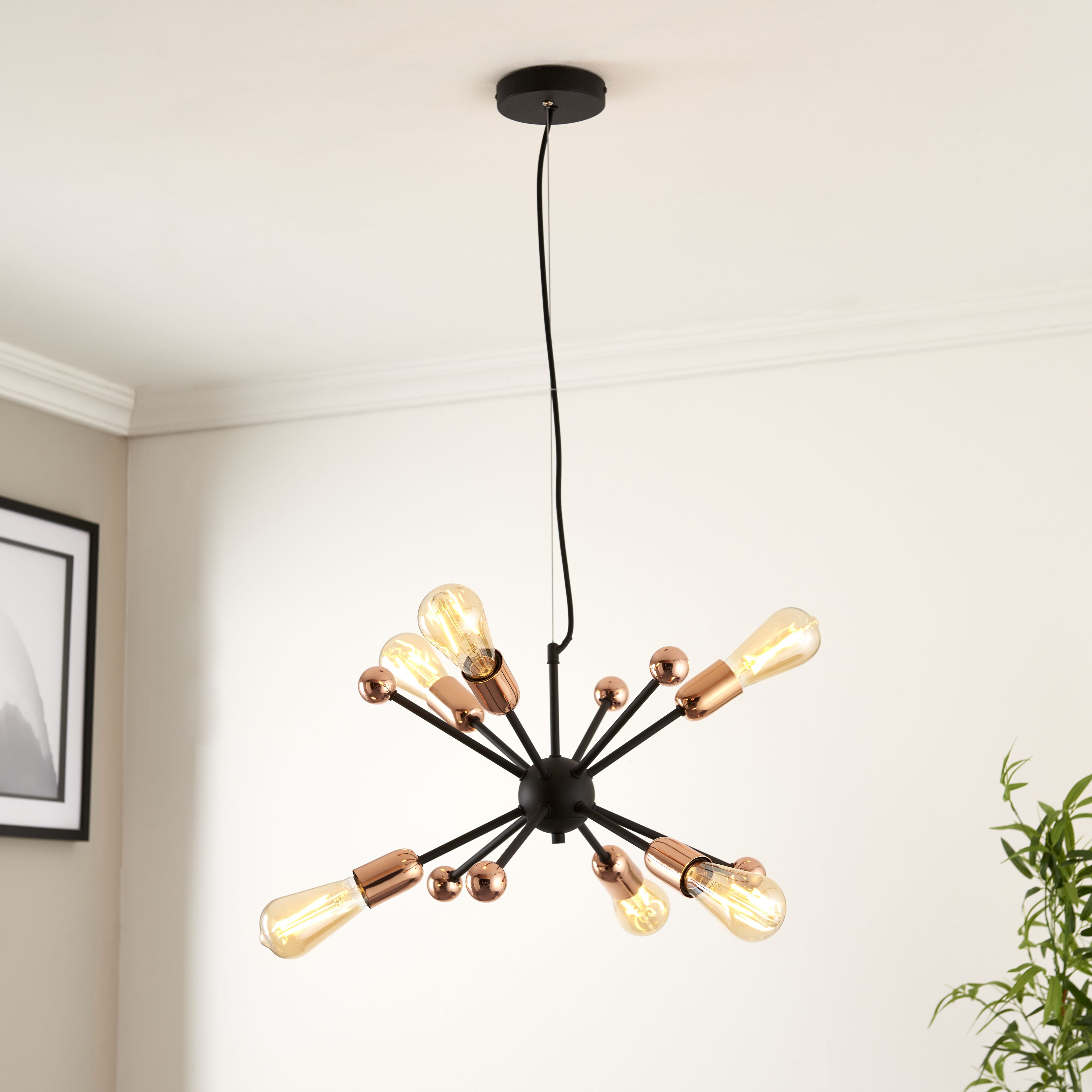 Harbour Studio Detroit 6 Lamp Light pendant | DIY at B&Q
