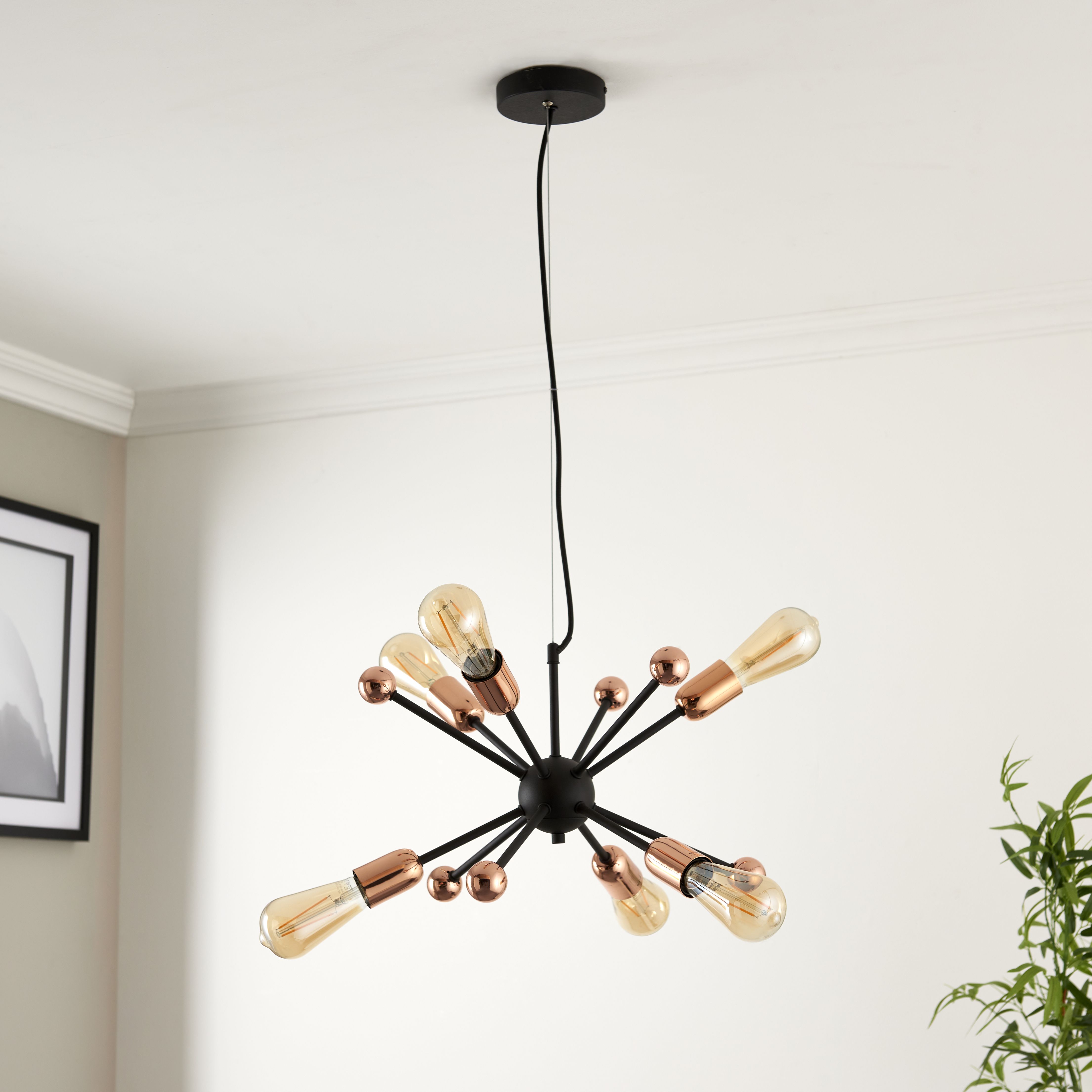 Harbour Studio Detroit Matt 6 Lamp LED Light pendant
