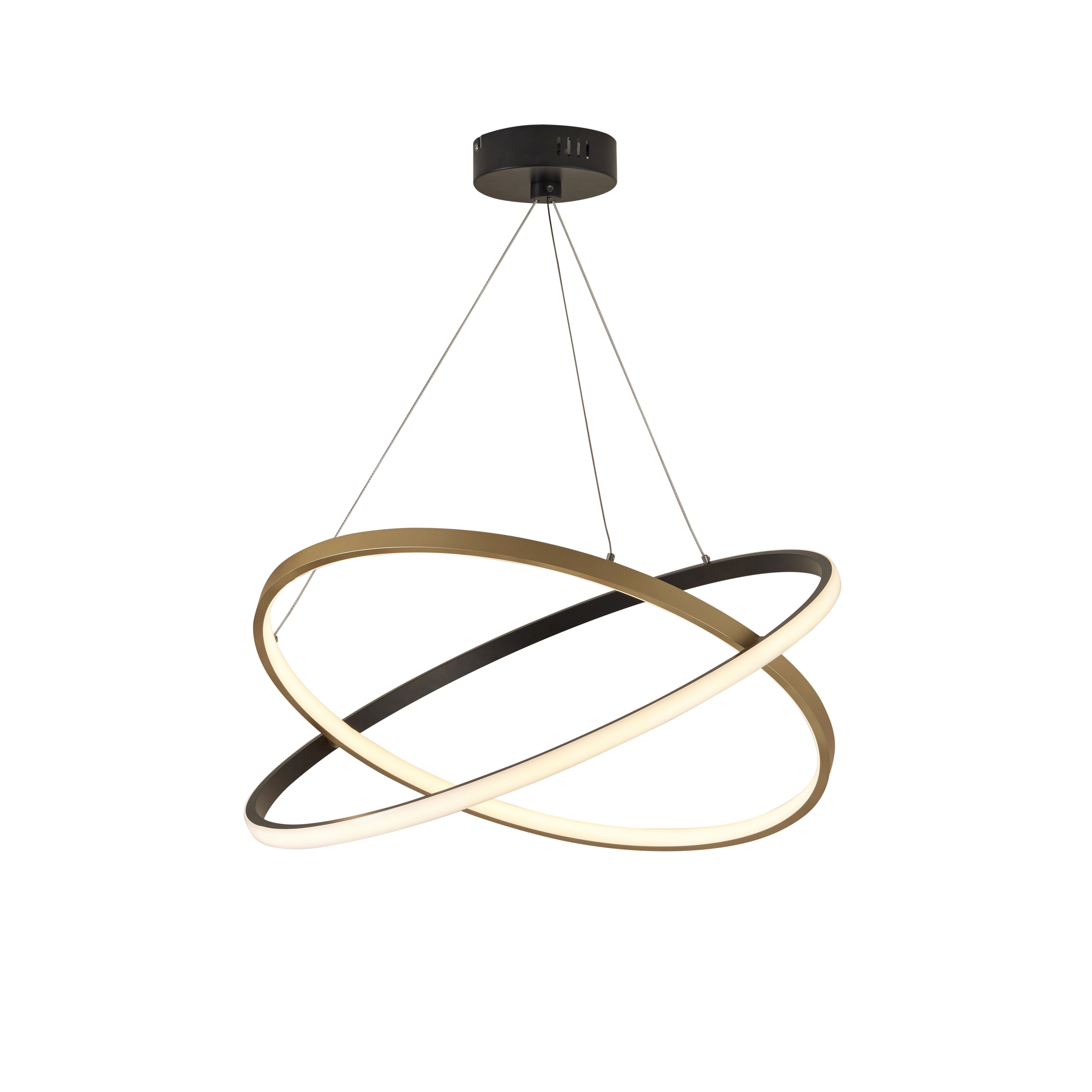 Harbour Studio Gold effect Pendant ceiling light, (Dia)600mm | DIY at B&Q