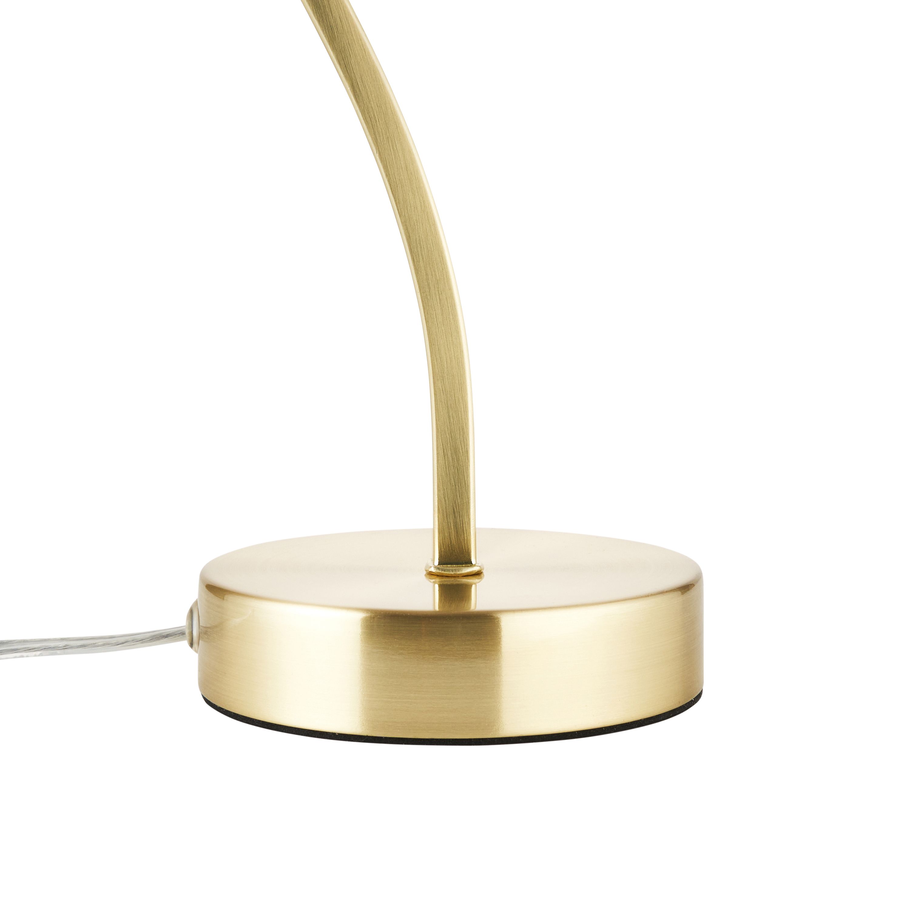 Harbour Studio Mallorie Satin Gold effect Table lamp