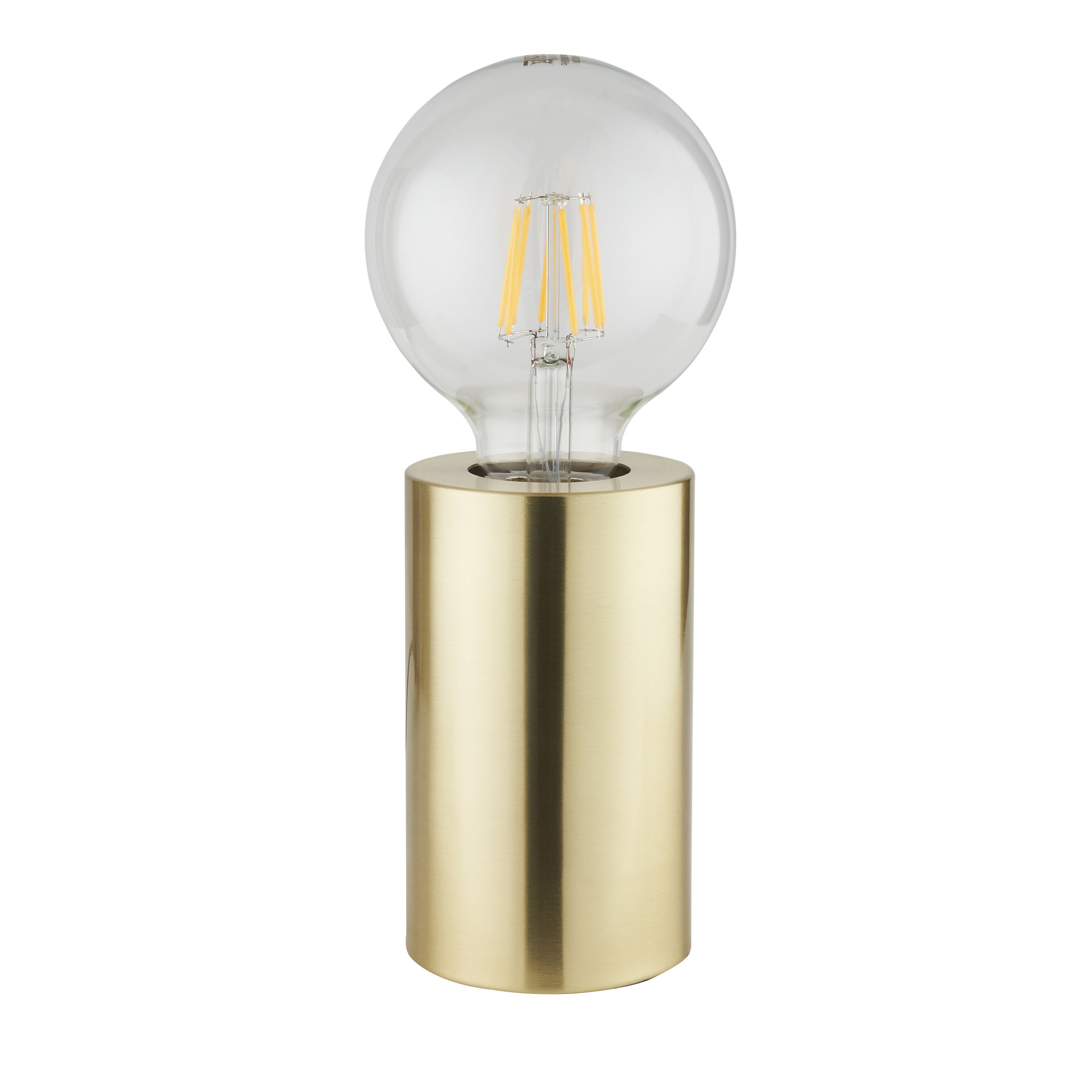 Harbour Studio Reno Cylinder Gold effect Table lamp base