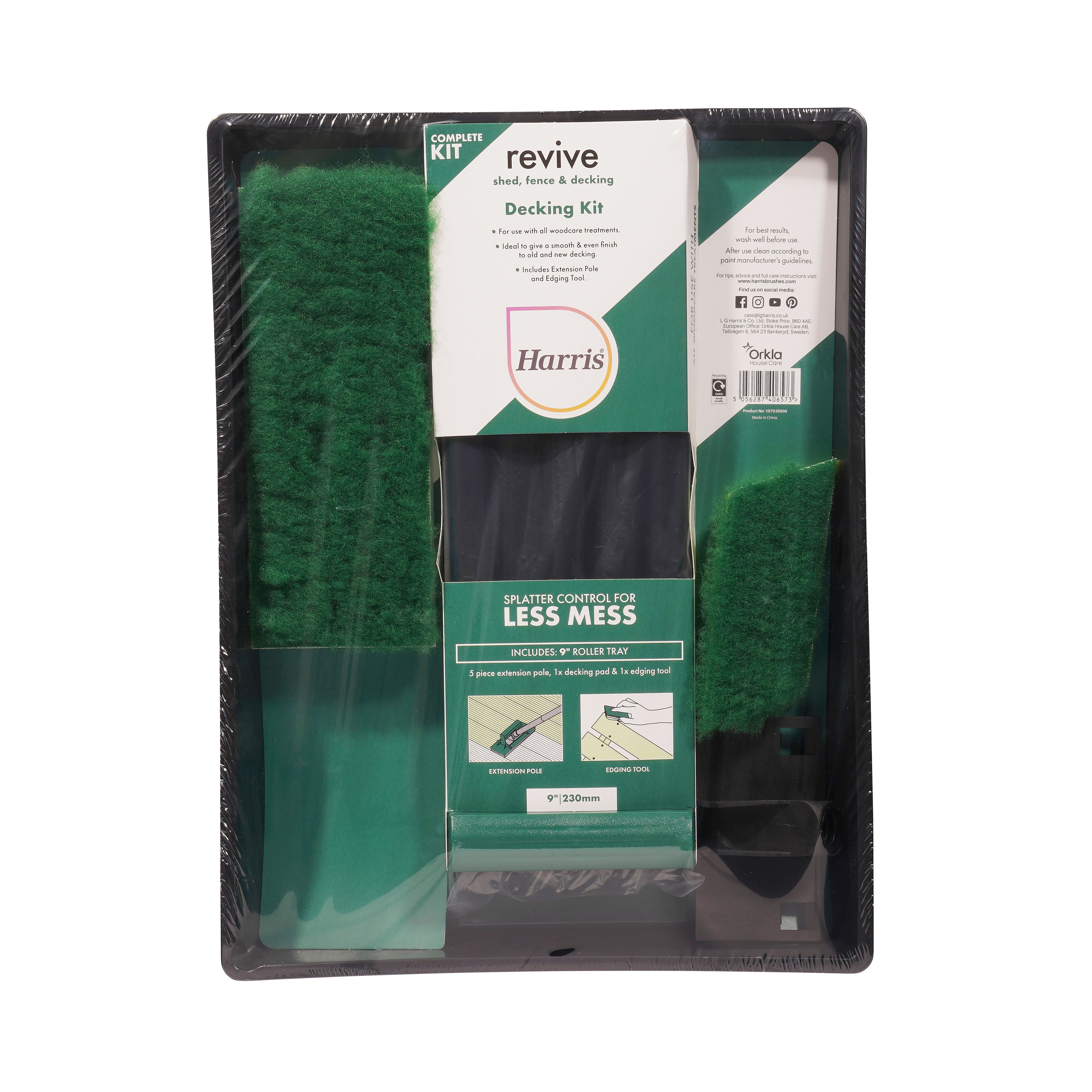 Harris Revive Exterior Shed, fence & decking Decorating set, 8 pieces
