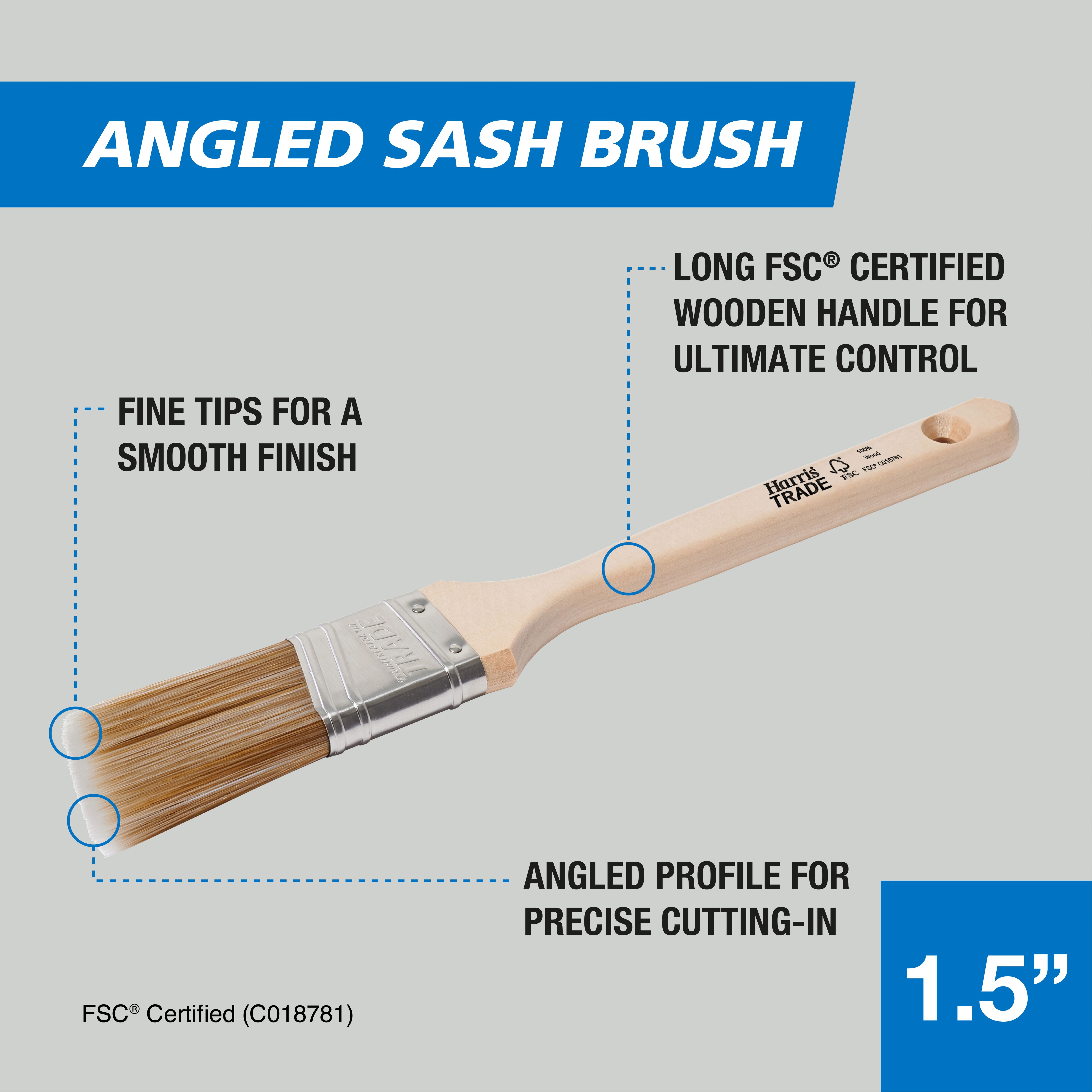 Harris Trade 1½" Interior Sash brush