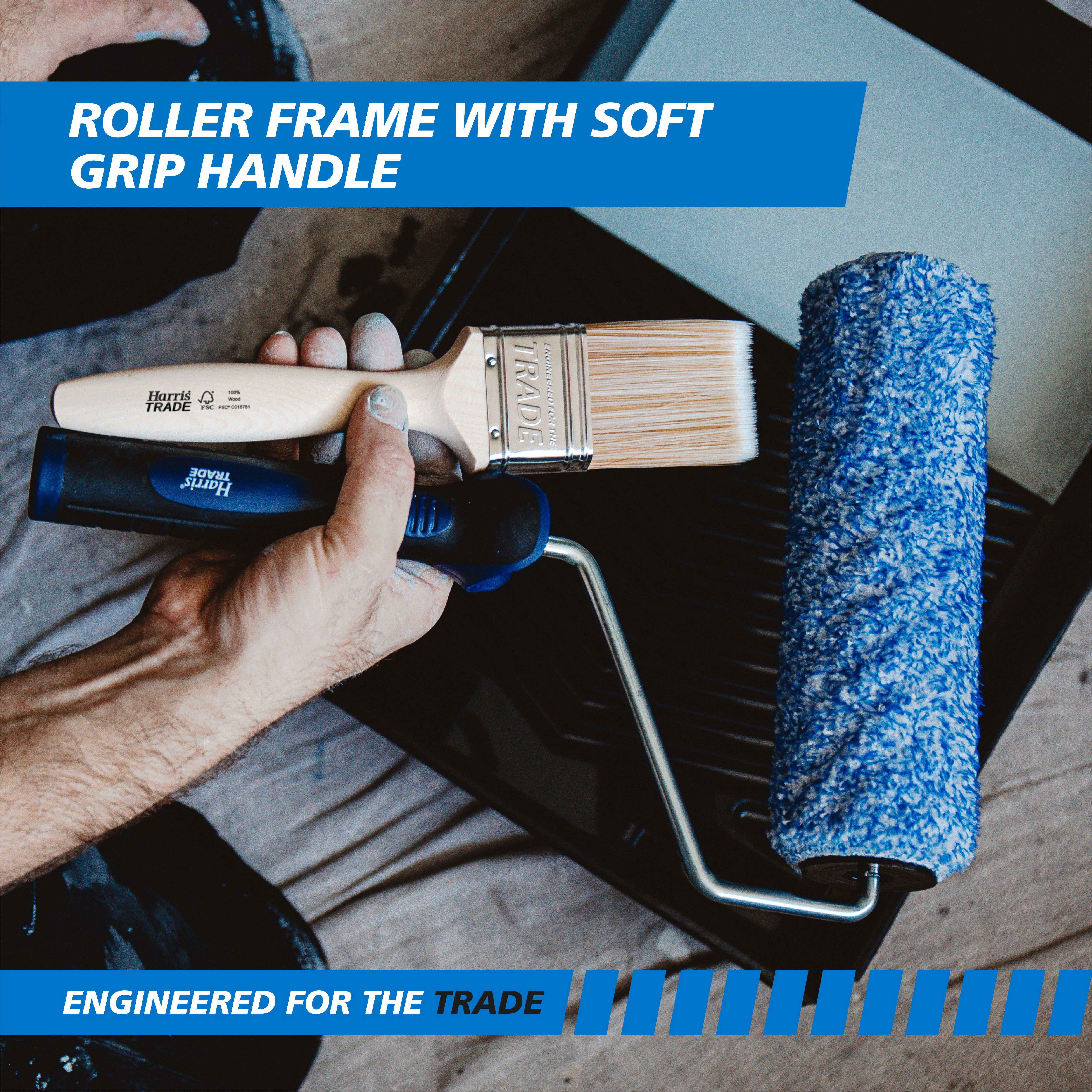 Harris Trade Big box Micropoly Roller & brush set, 19 pieces